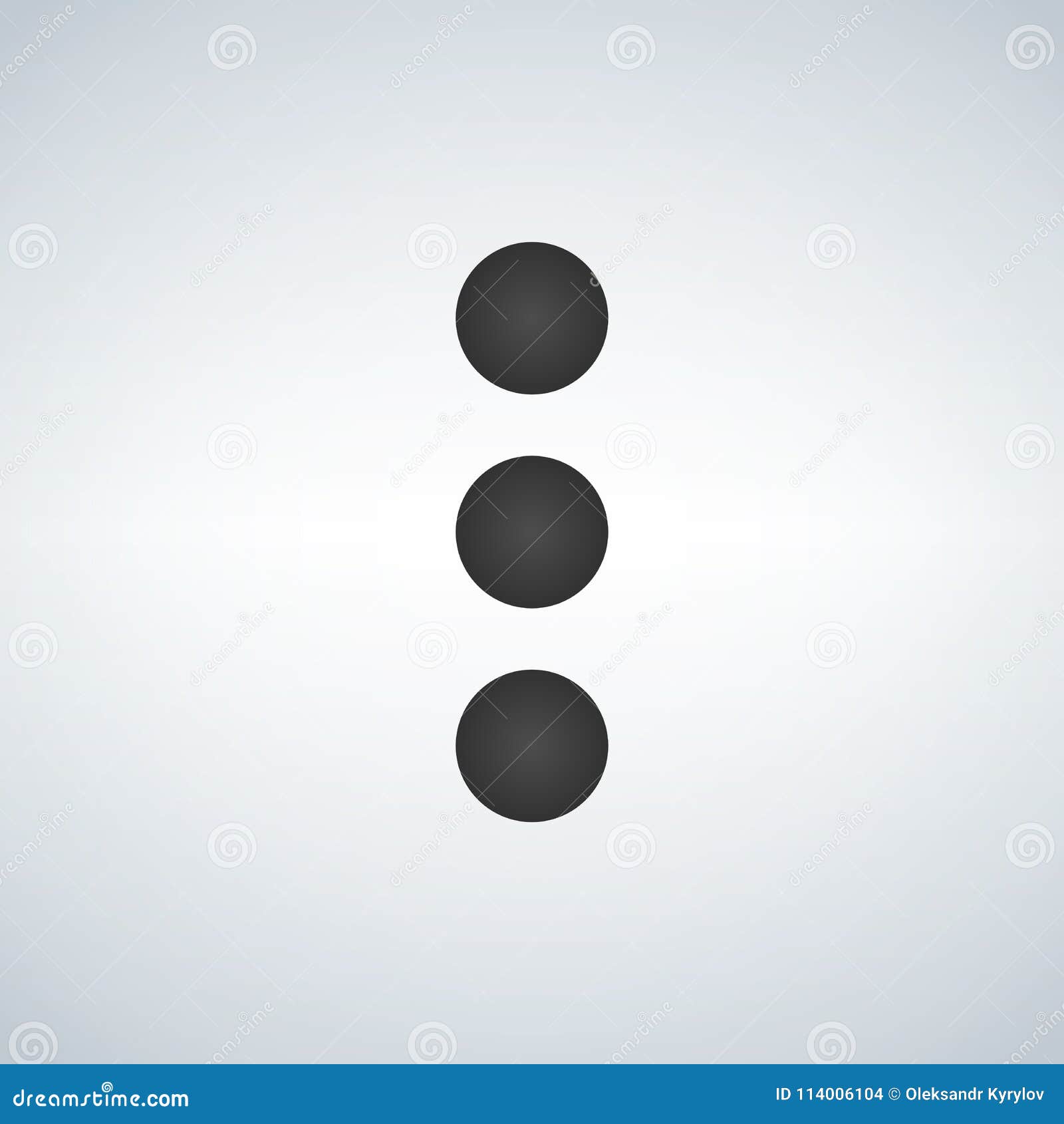 More Options Dot Button, Web Menu Icon. Concept Web Buttons ...