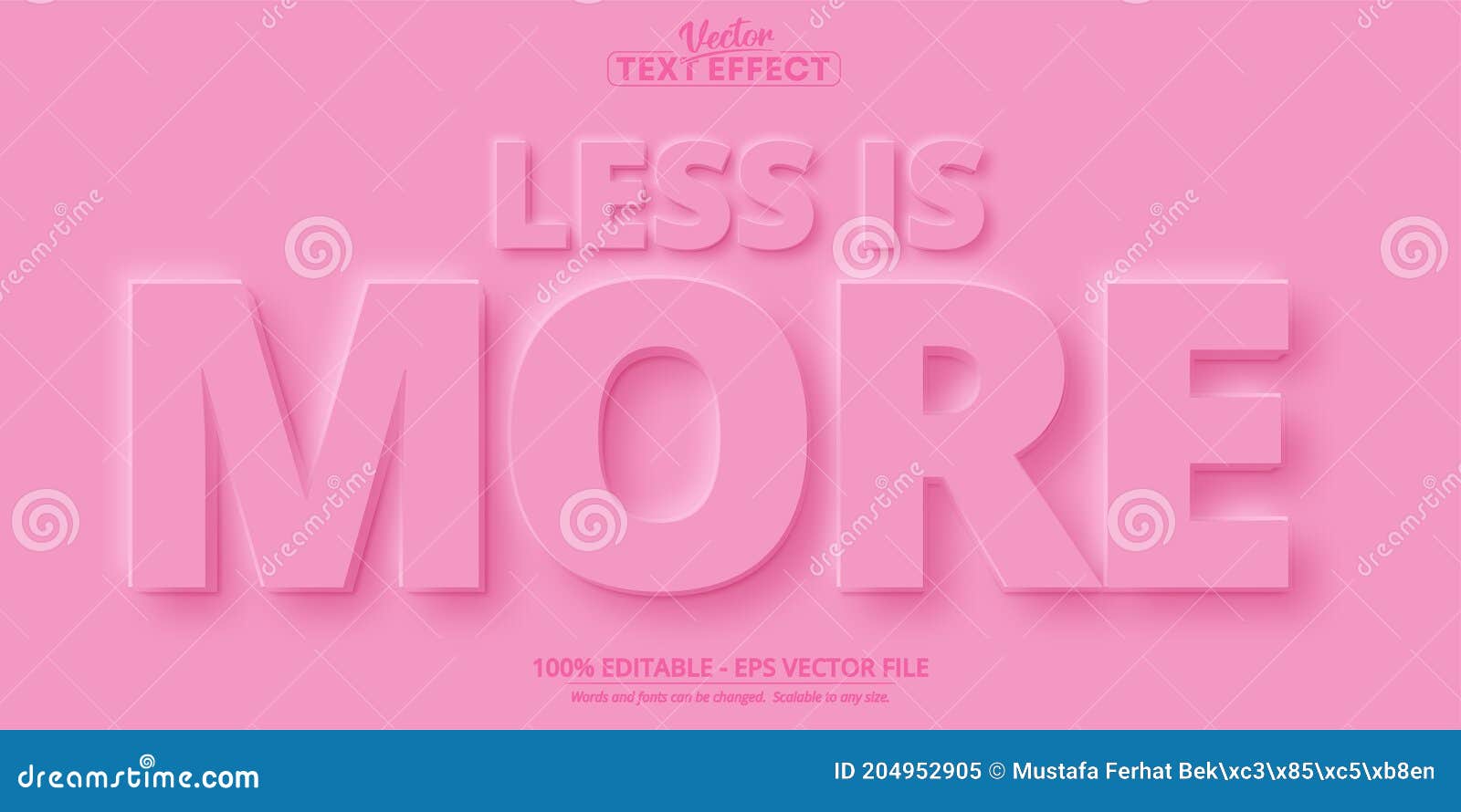 Less is More Text, Neumorphism and Minimalistic Style Editable Text ...