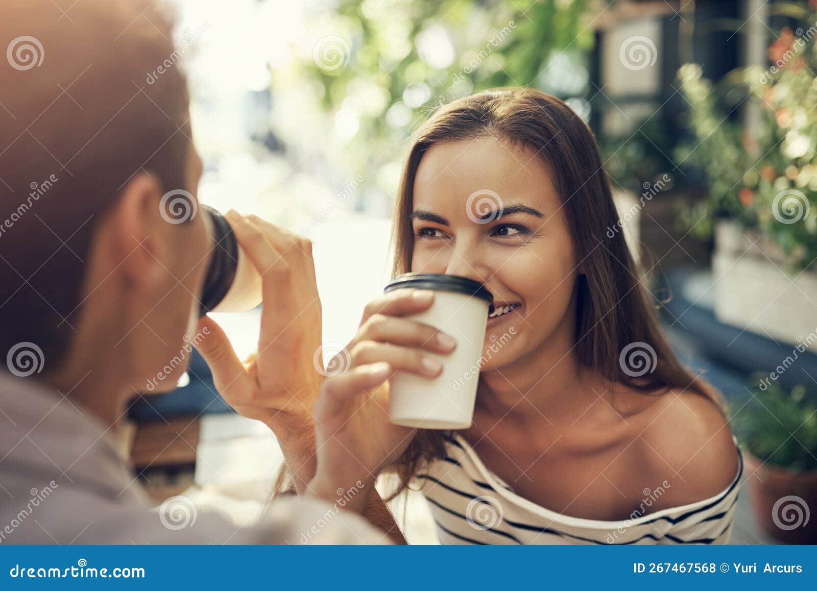 More Than Just Work Colleagues. Two Creative Employees Toasting with ...