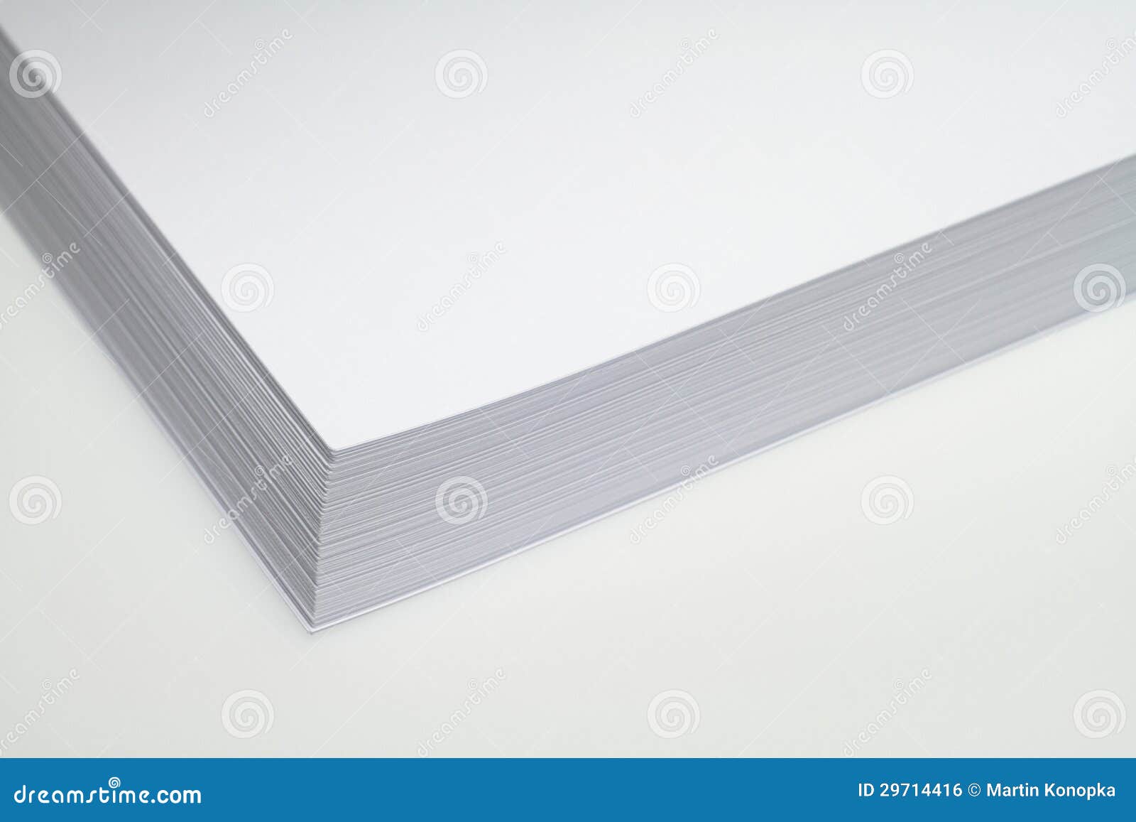 Paper stock photo. Image of dina4, stacks, corner, empty - 29714416