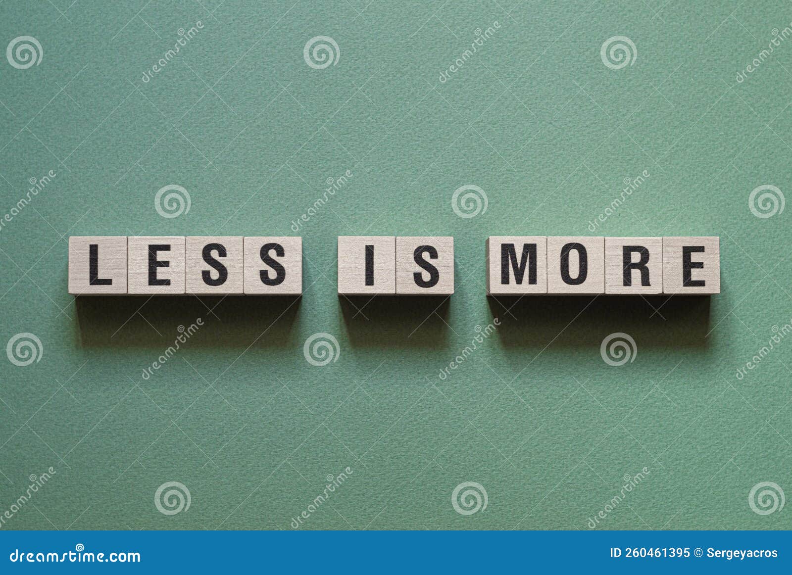 Less is More Word Concept on Cubes Stock Image - Image of challenge ...