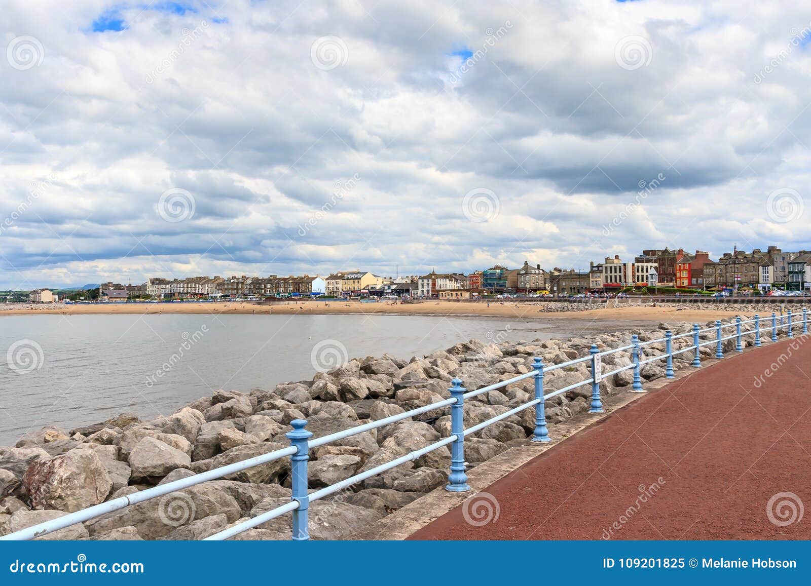 Morecambe Seafront stock image. Image of shoreline, outdoors - 109201825
