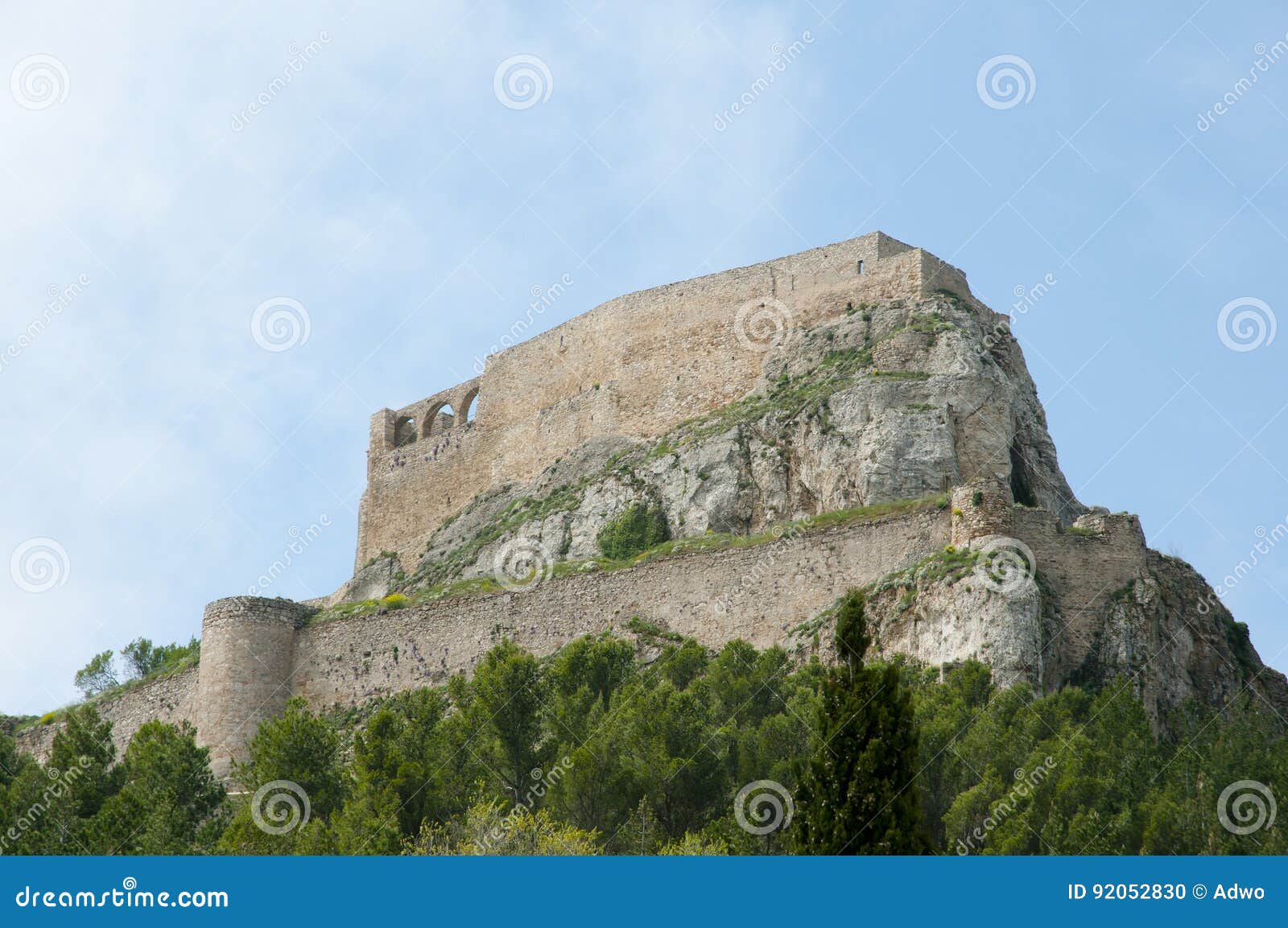 Morella Castle - Spain stock photo. Image of historical - 92052830