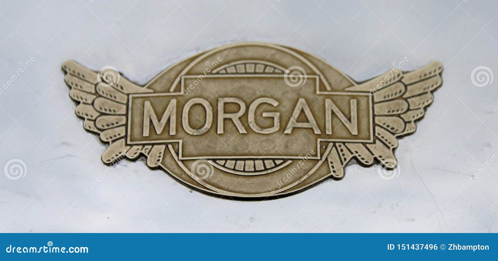 Morgan car badge editorial photo. Image of vintage, shield - 151437496