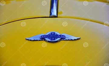 Morgan car logo editorial photo. Image of design, auto - 19213026