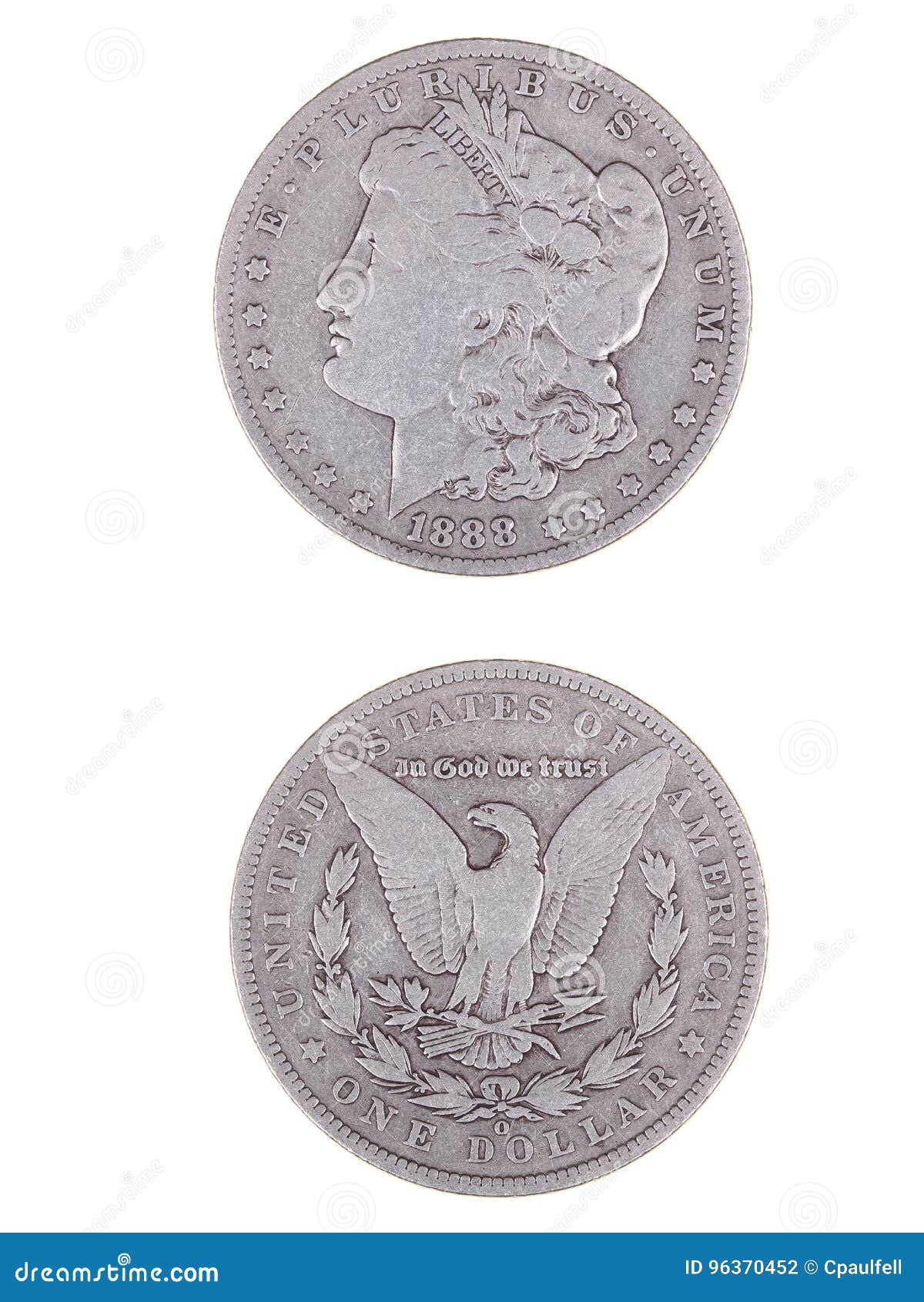Morgan Dollar stock photo. Image of money, exchange, detail - 96370452