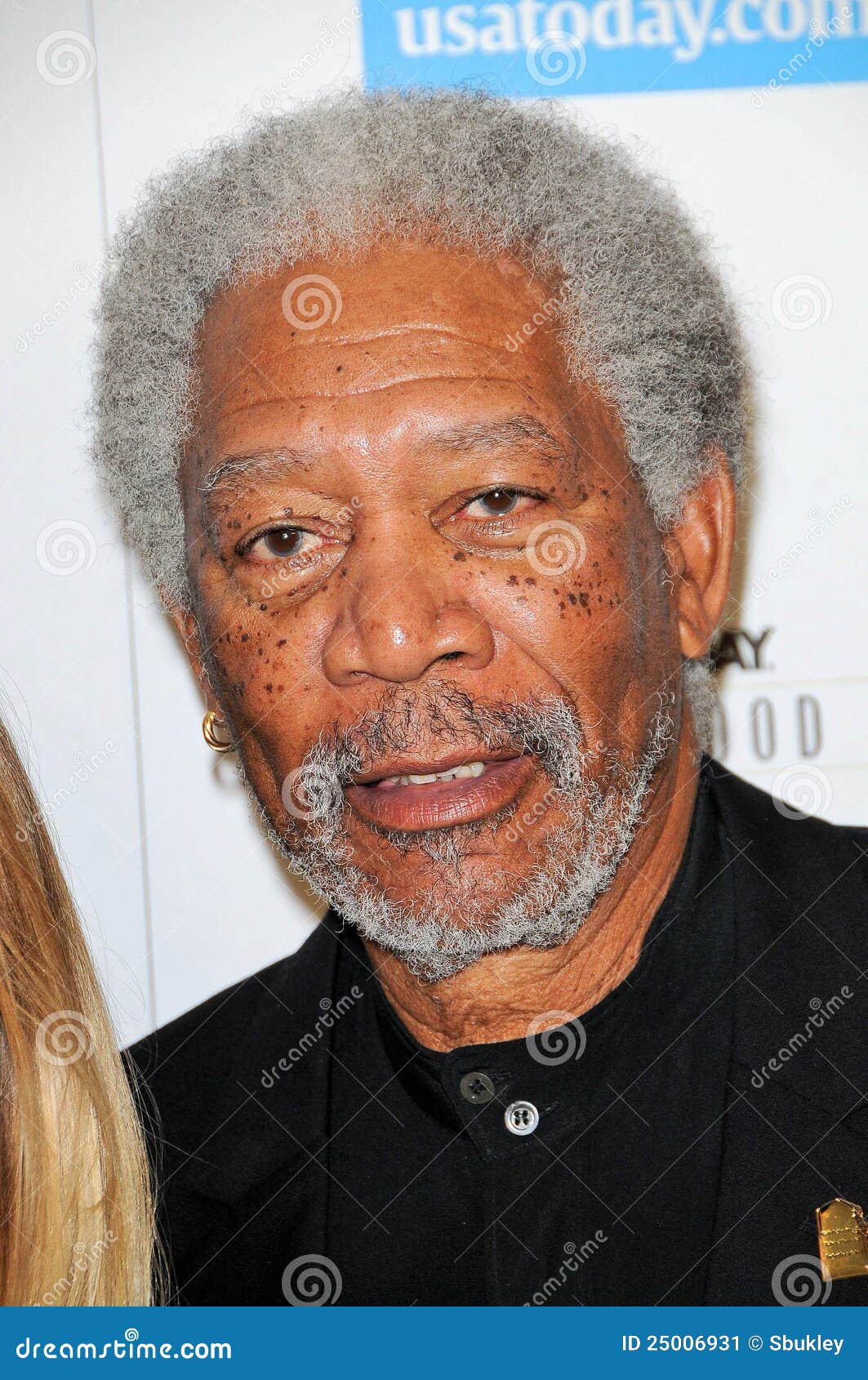 Morgan Freeman Portrait Digital Painting Editorial Photo ...