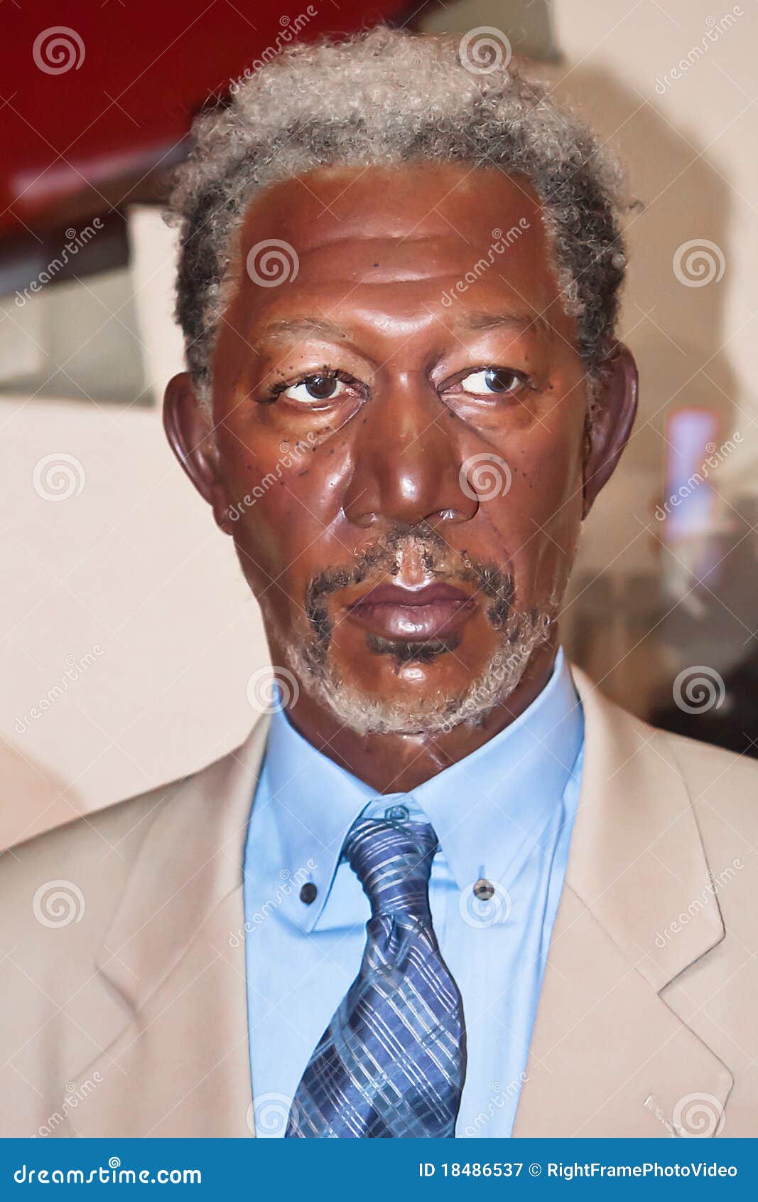 Morgan Freeman - Wax Statue Editorial Photography - Image of beard ...