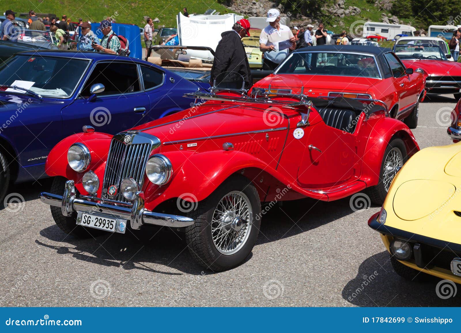 Morgan MG Plus Four editorial stock image. Image of ornament - 17842699