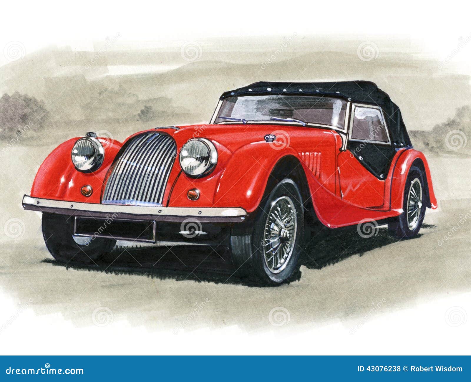 Morgan Car Stock Illustrations – 14 Morgan Car Stock Illustrations ...