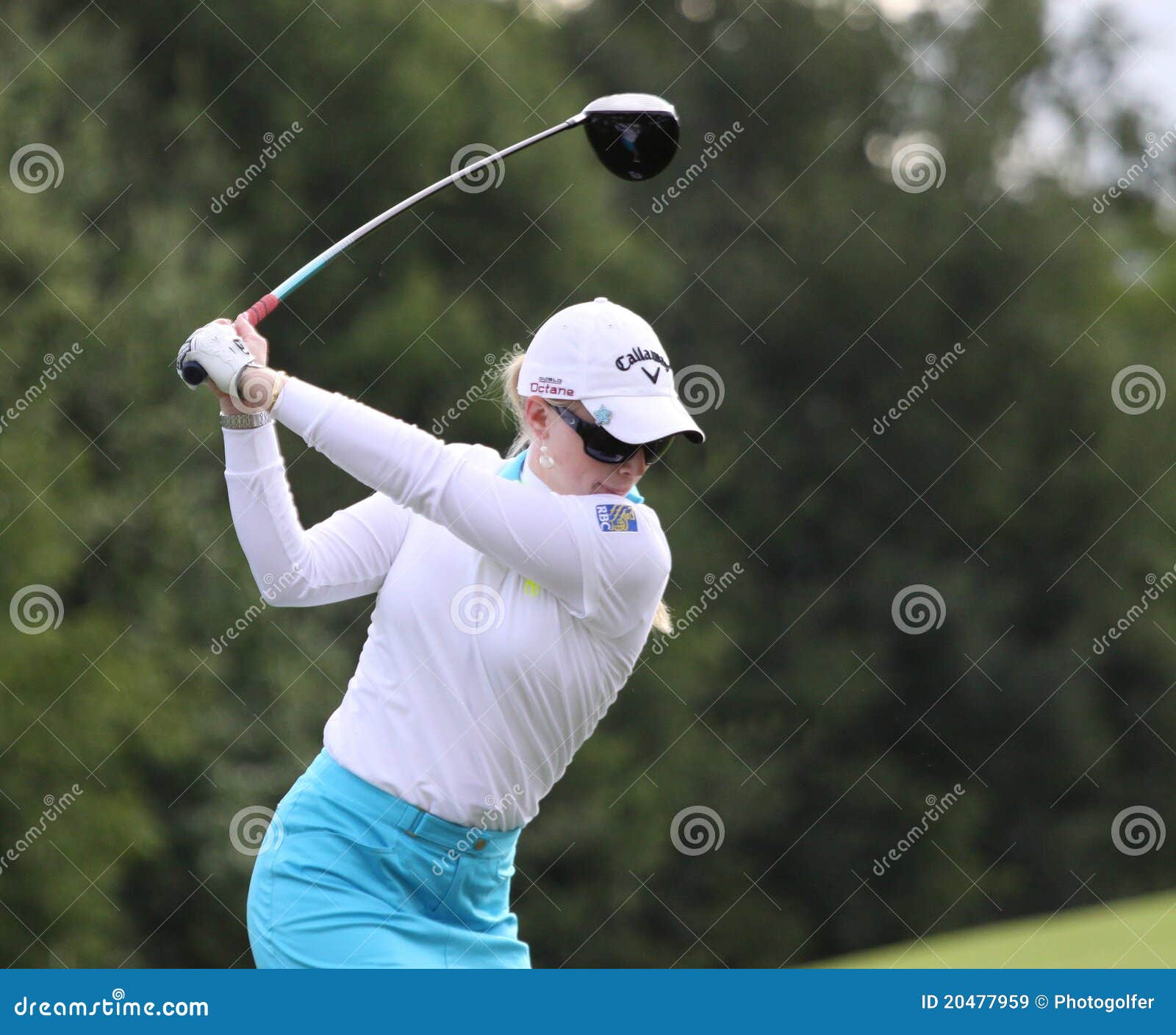 Morgan Pressel (USA) Evian Masters 2011 Editorial Stock Image - Image ...