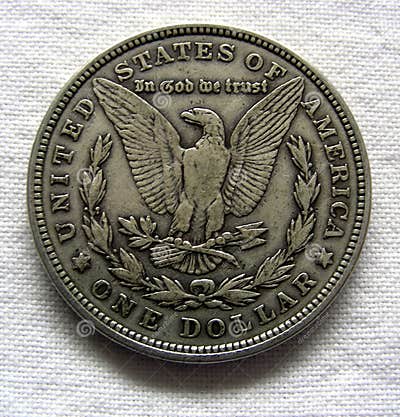 Morgan Silver Dollar stock photo. Image of collector, united - 459674