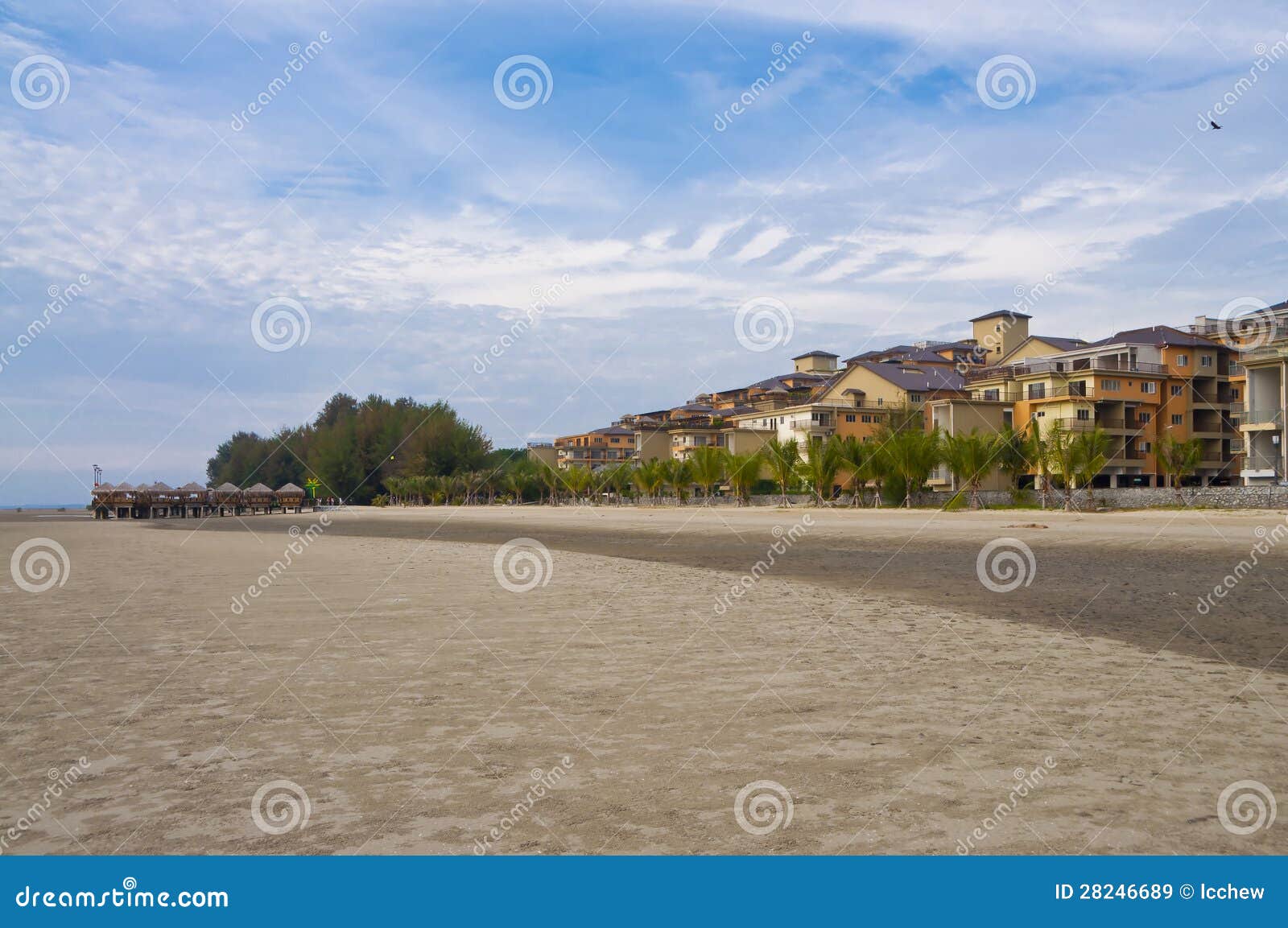 Morib Beach, Banting stock image. Image of shore, cloud - 28246689