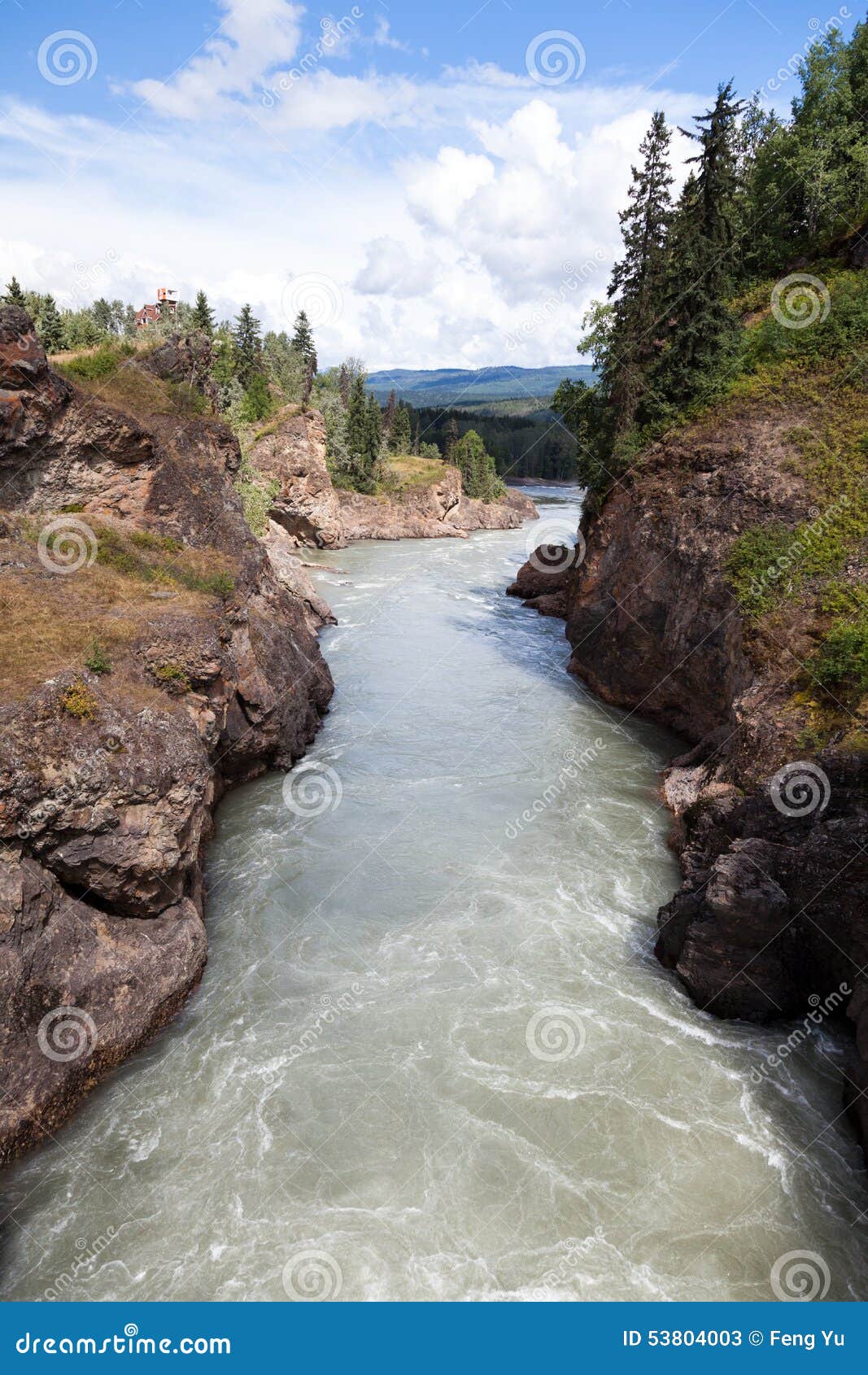Morice Canyon stock image. Image of rapids, scenics, narrow - 53804003