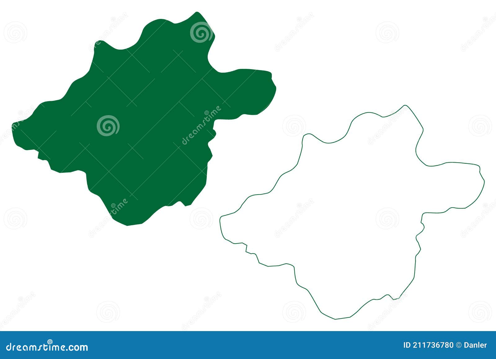 Morigaon District Assam State, Republic of India Map Vector ...