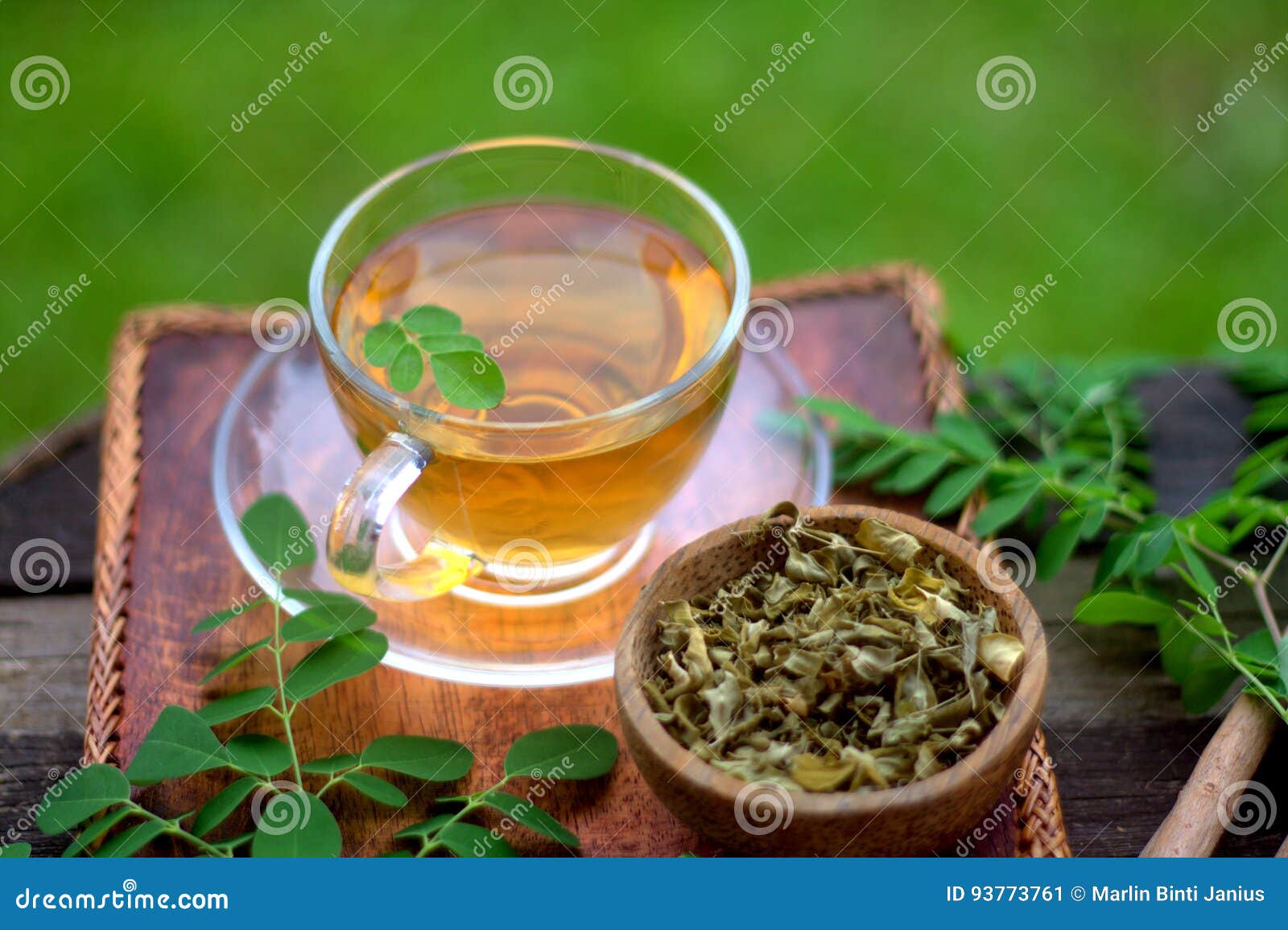 Moringa herbal tea in stock image. Image of leaves, herb - 93773761