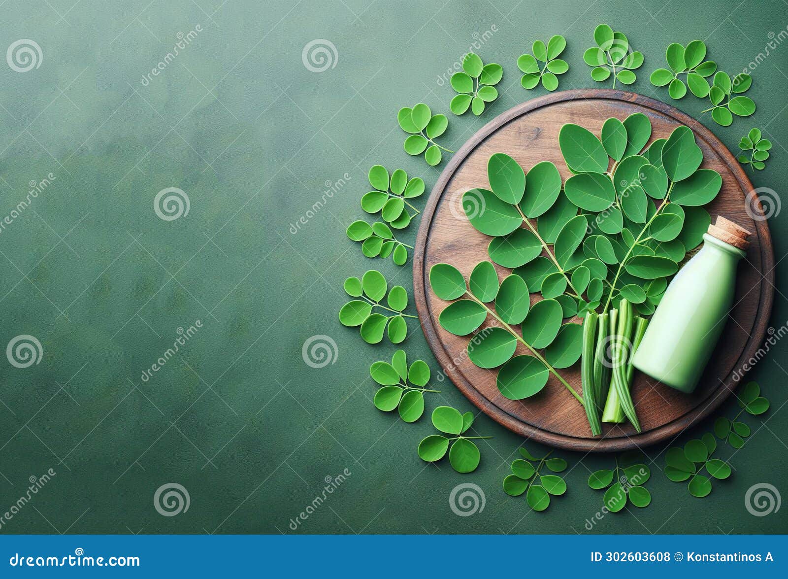 Moringa Leaves Isolated for Background - Ai Generated Stock ...