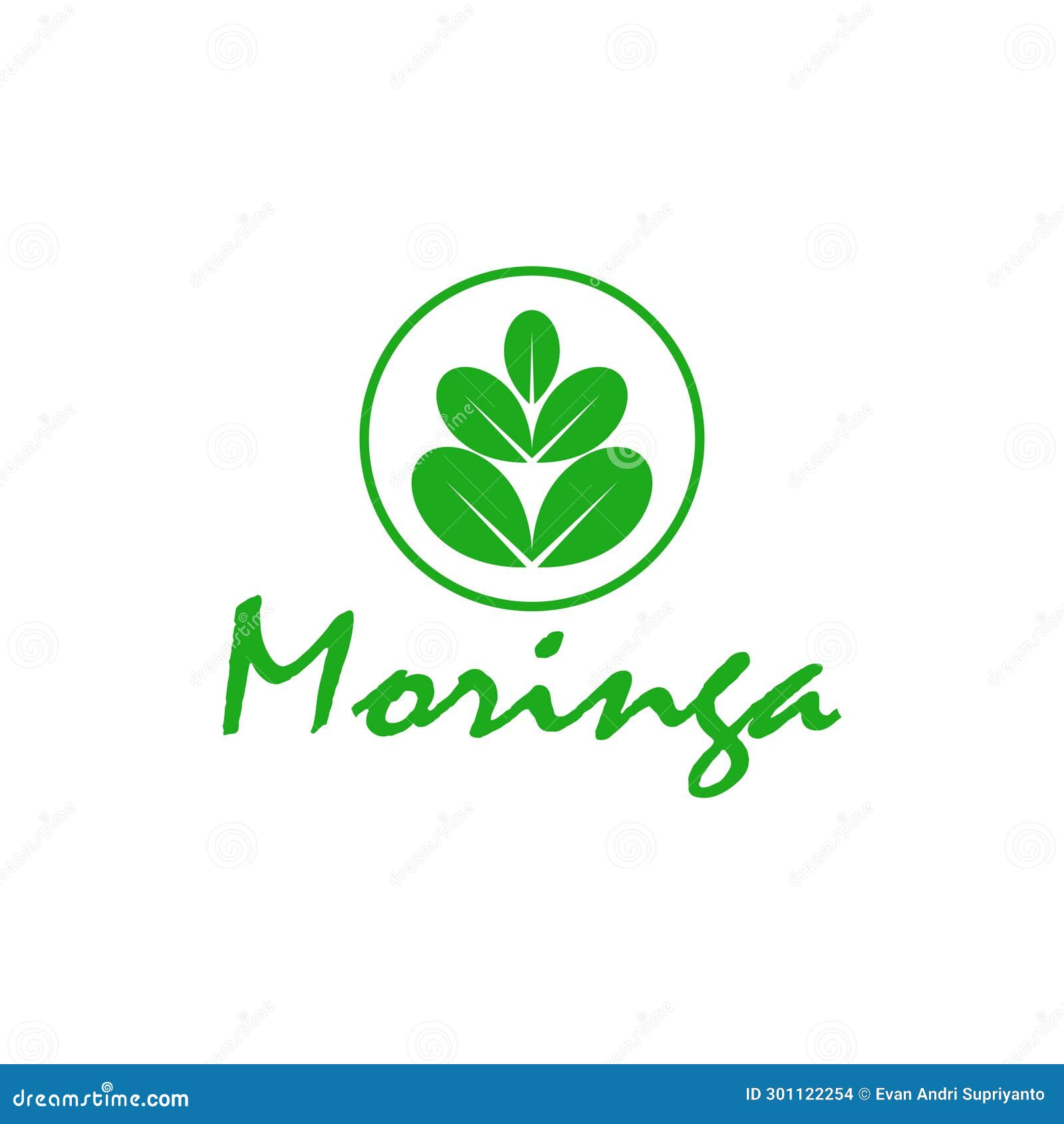 Moringa Logo Vector Template Symbol Nature | CartoonDealer.com #301122312