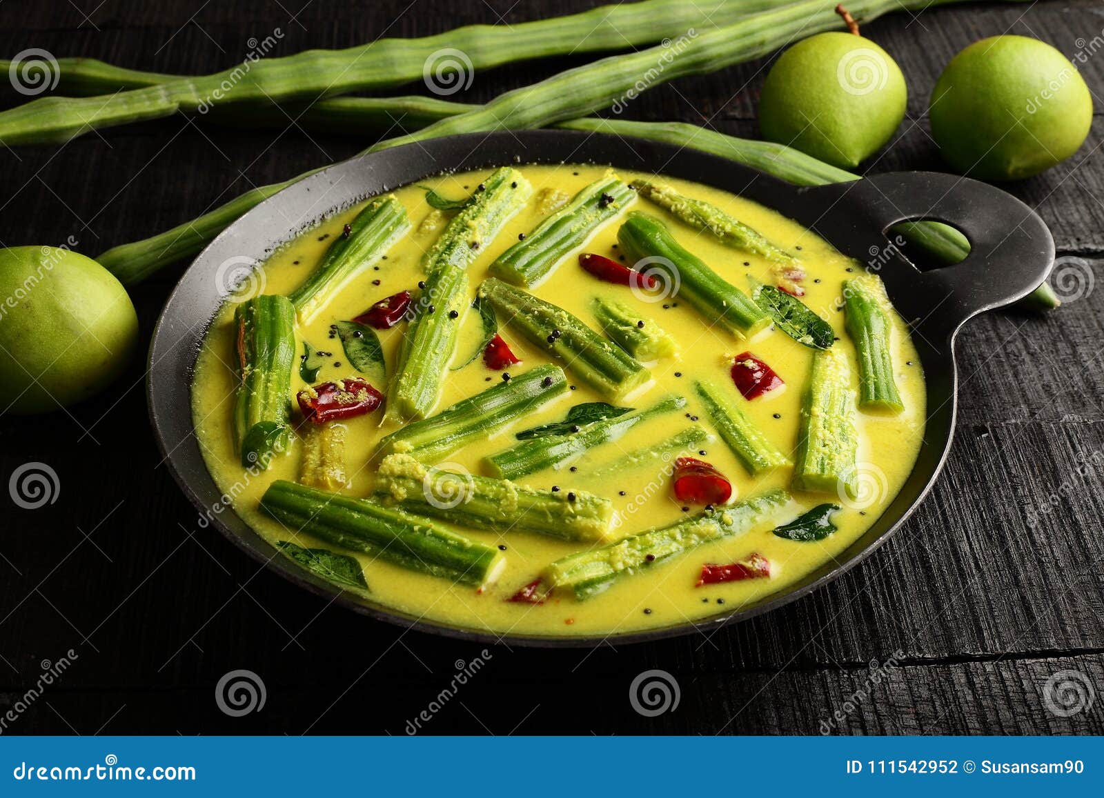 Moringa ,mango Curry,Kerala Cuisine. Stock Photo - Image of milk, dish ...
