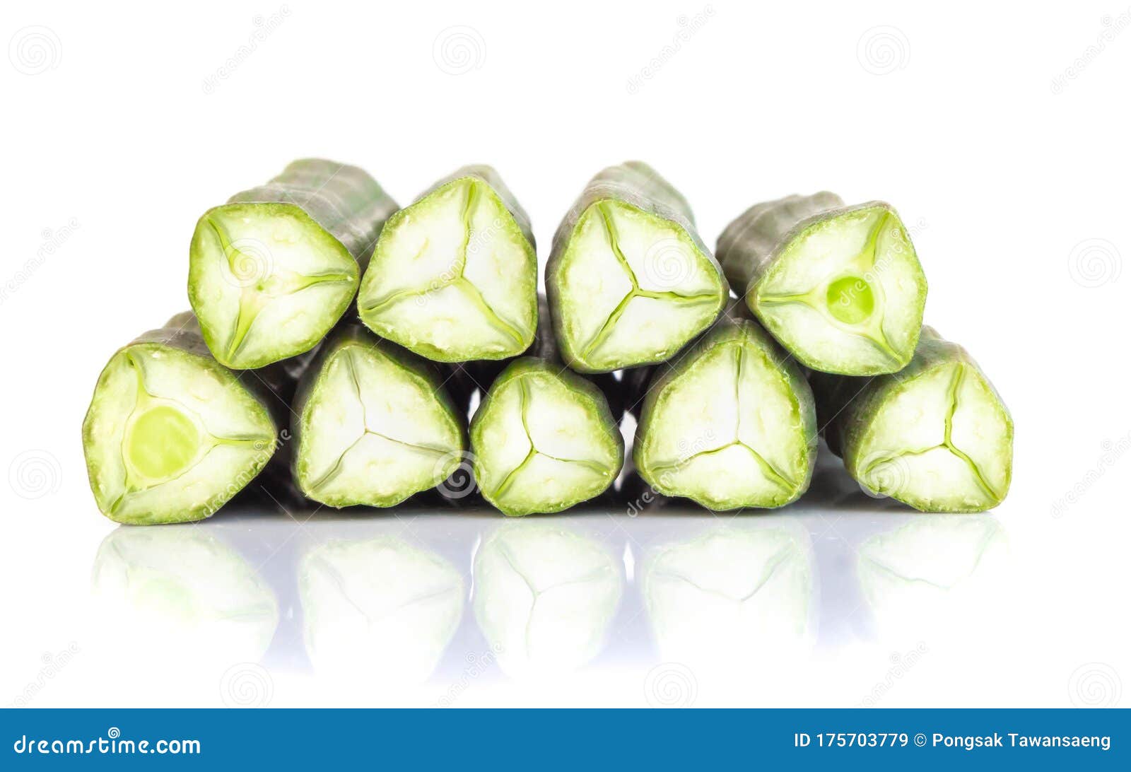 Moringa Pods Isolated on White Background Stock Image - Image of ...