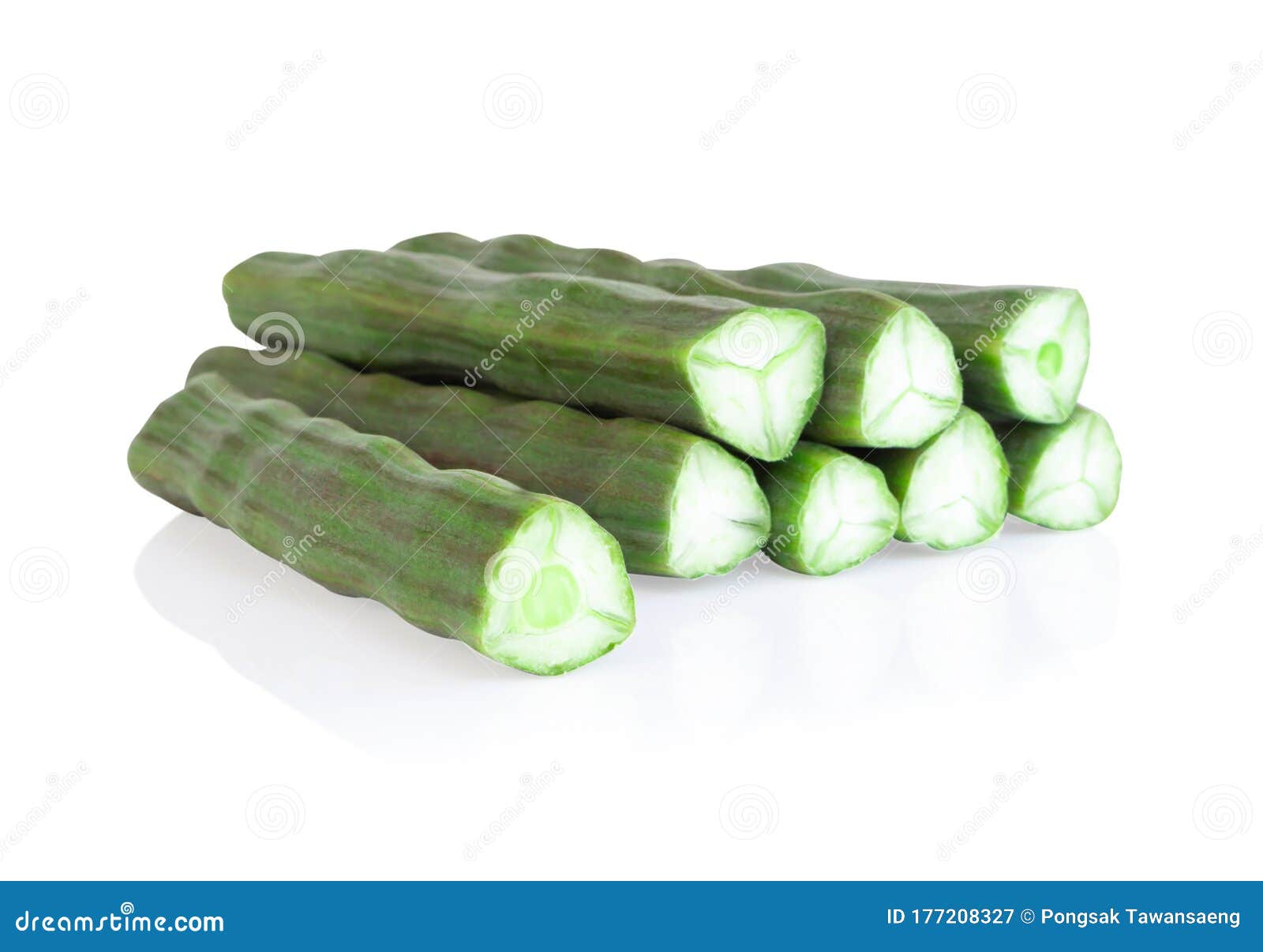 Moringa Pods Isolated on White Background Stock Image - Image of ...