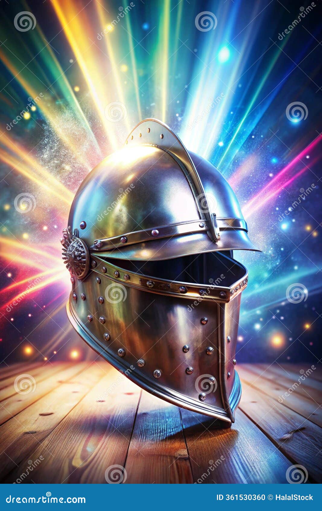 Morion Light Effect. Rainbow Background. Cartoon Vector | CartoonDealer ...