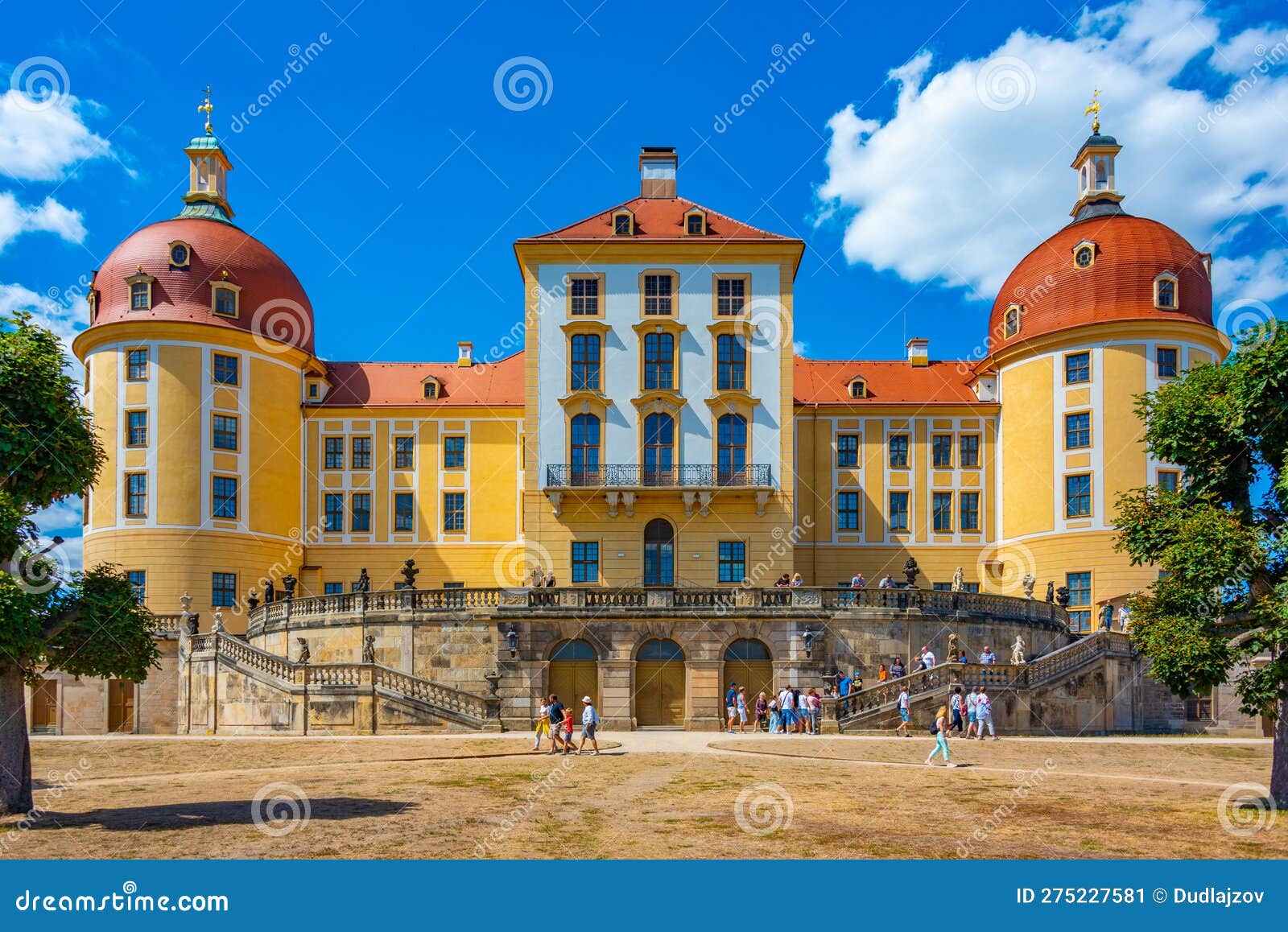 Moritzburg, Germany, August 7, 2022: Panorama View of Moritzburg ...