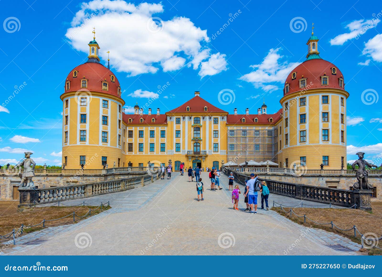 Moritzburg, Germany, August 7, 2022: Panorama View of Moritzburg ...