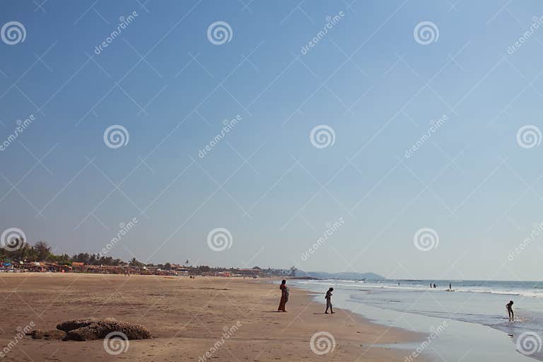 Morjim beach editorial photography. Image of green, resort - 52754582