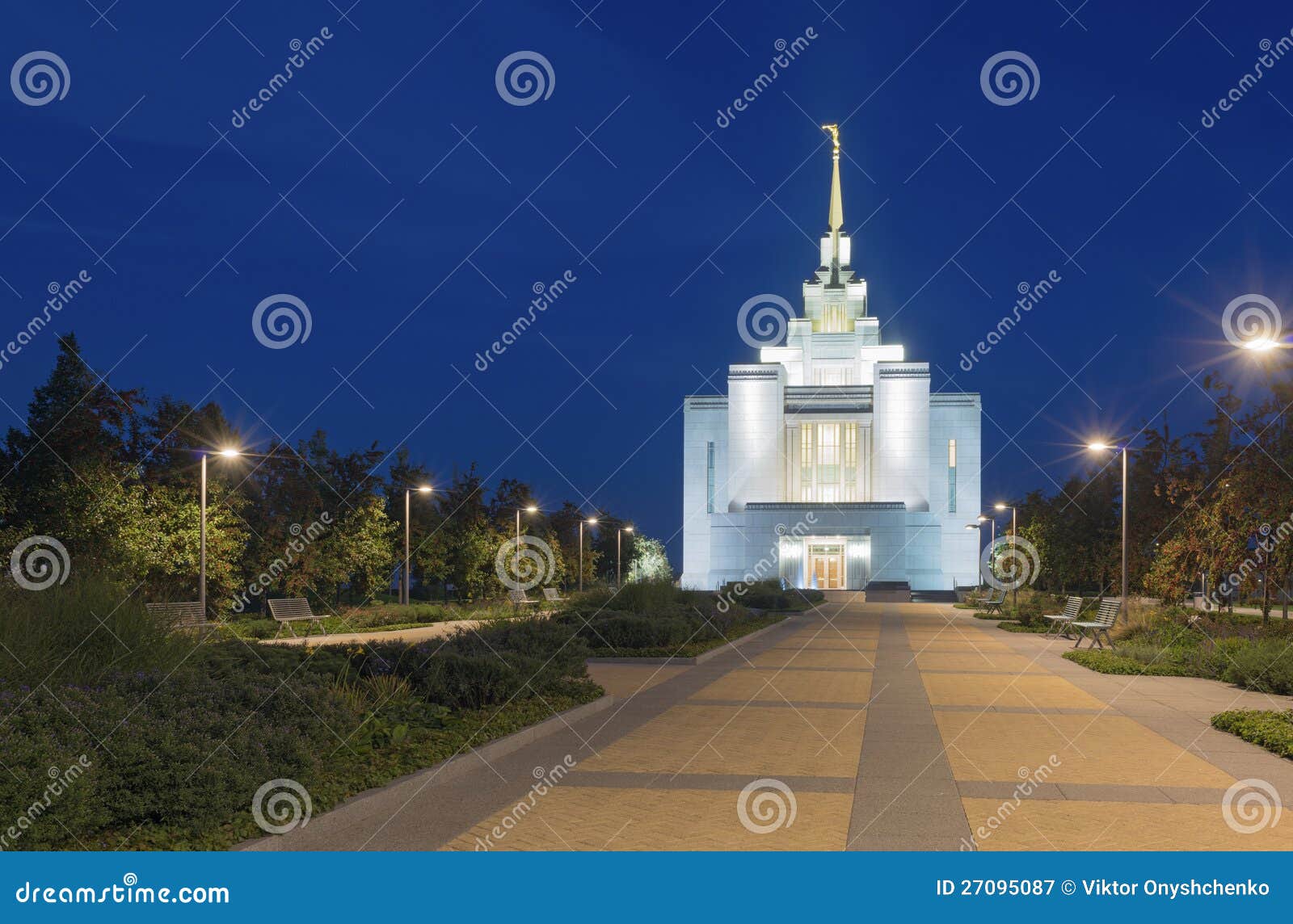 Mormon church in Kiev stock image. Image of house, building - 27095087