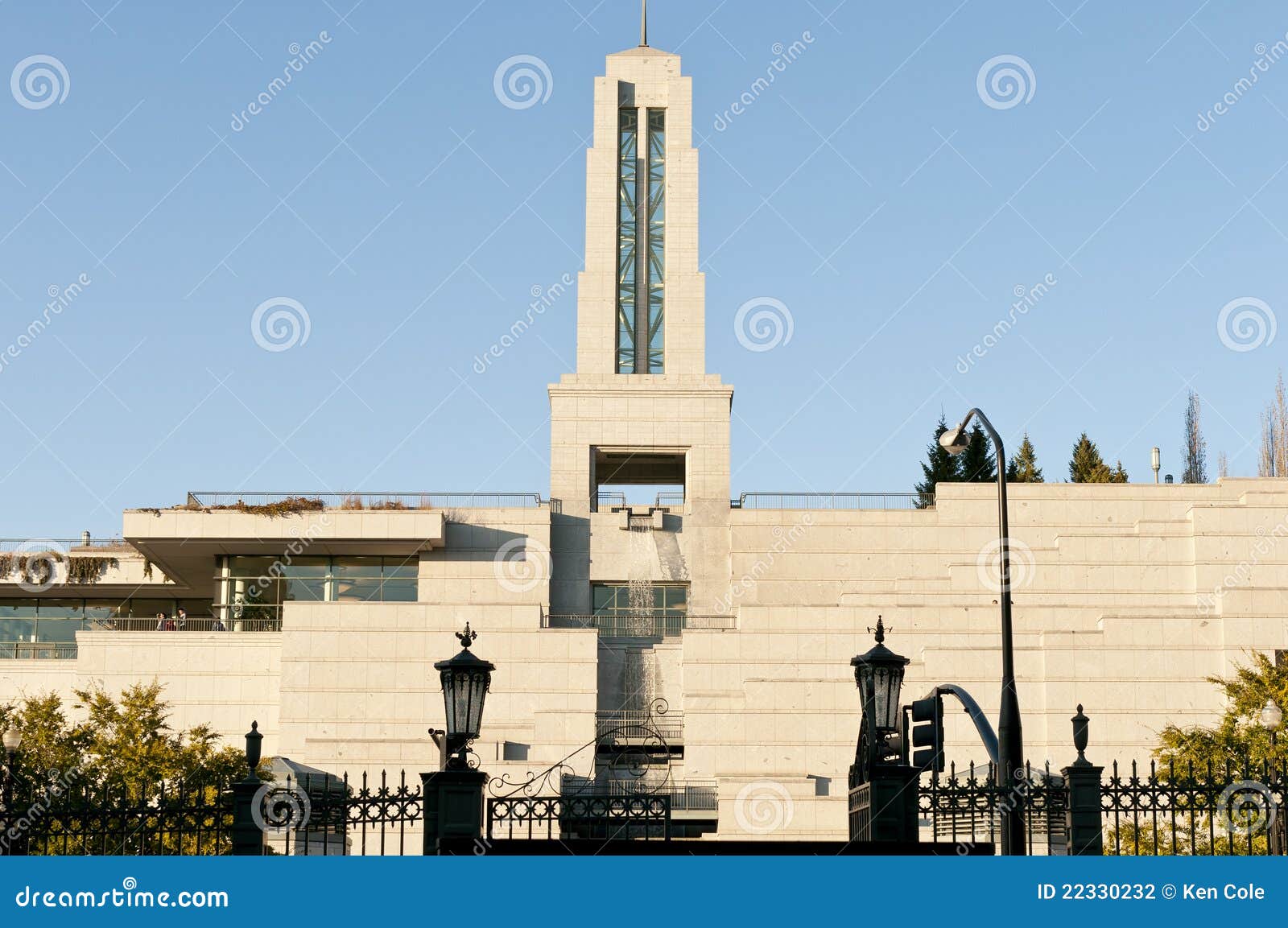 Mormon Conference Center stock photo. Image of modern - 22330232