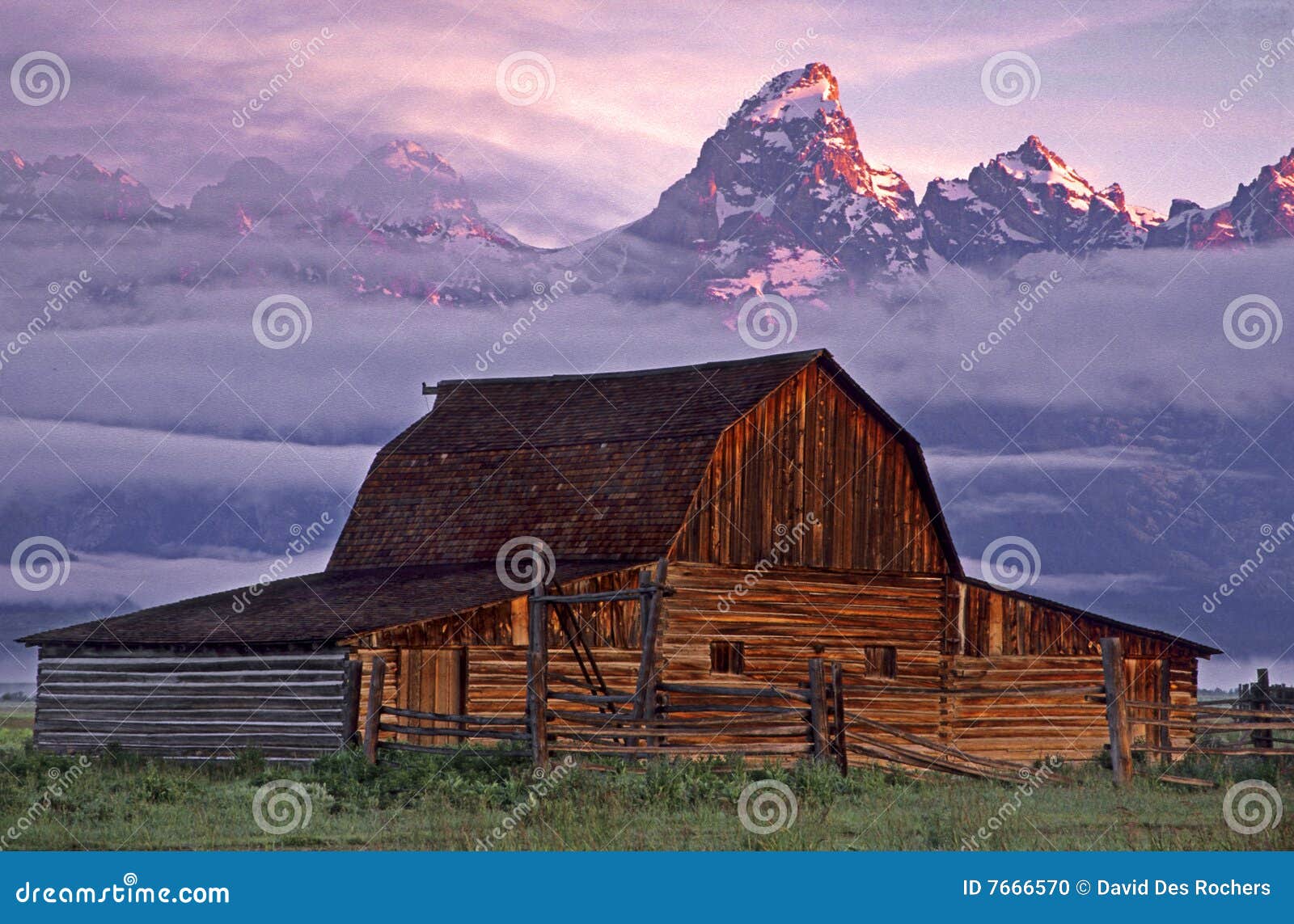 Mormon Row Barn stock photo. Image of teton, grand, parks - 7666570