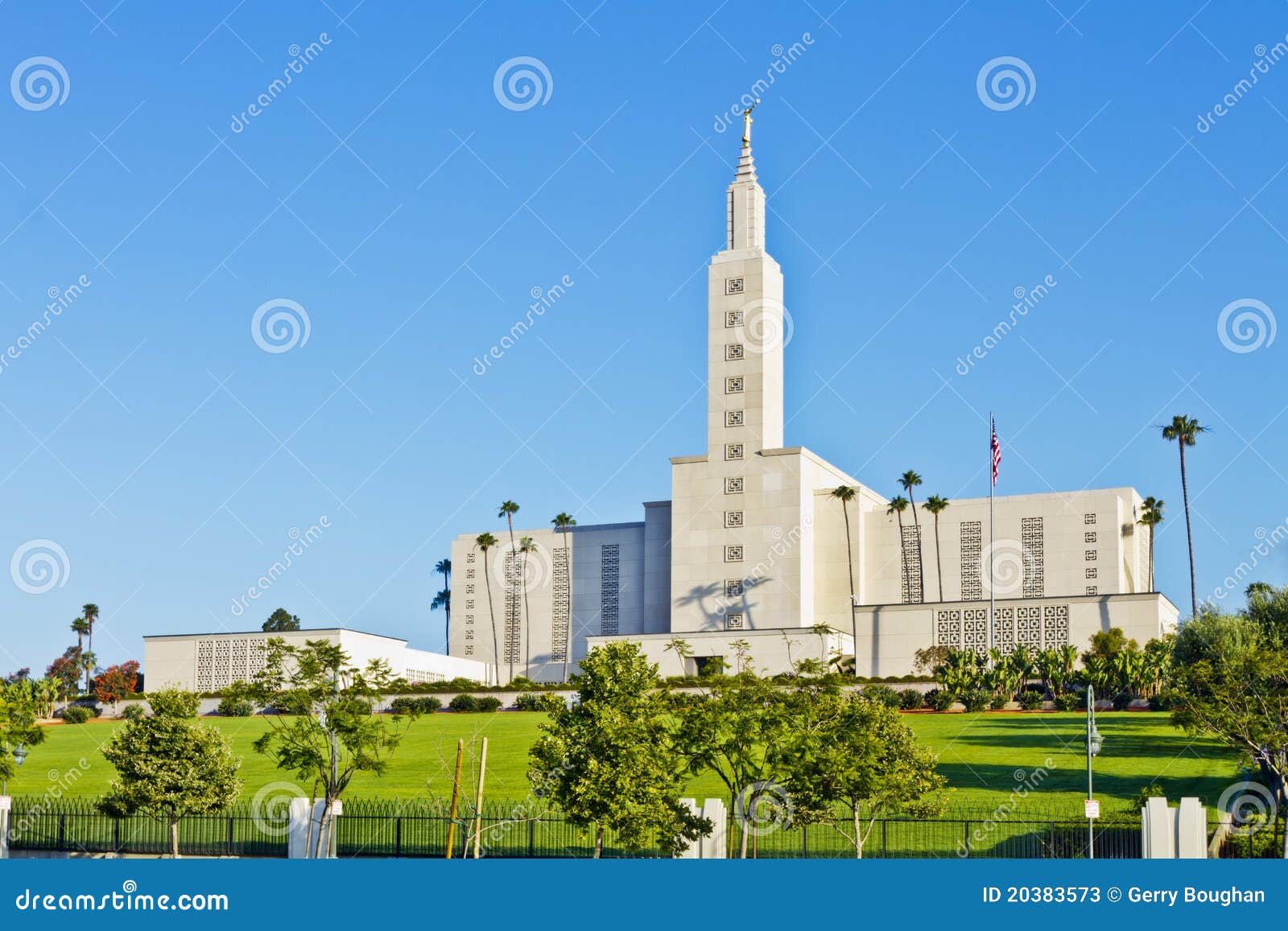 Mormon Temple in Los Angeles Editorial Stock Photo - Image of christ ...