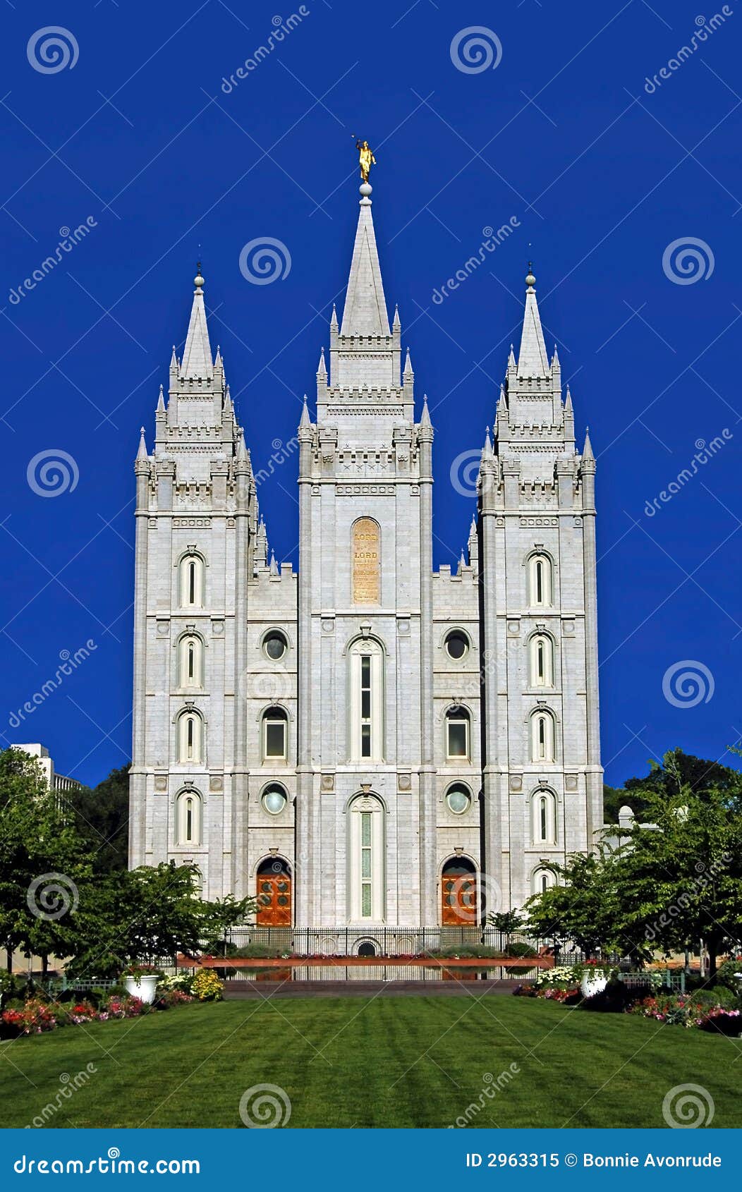 Mormon Temple, Salt Lake City Stock Image - Image of architecture ...