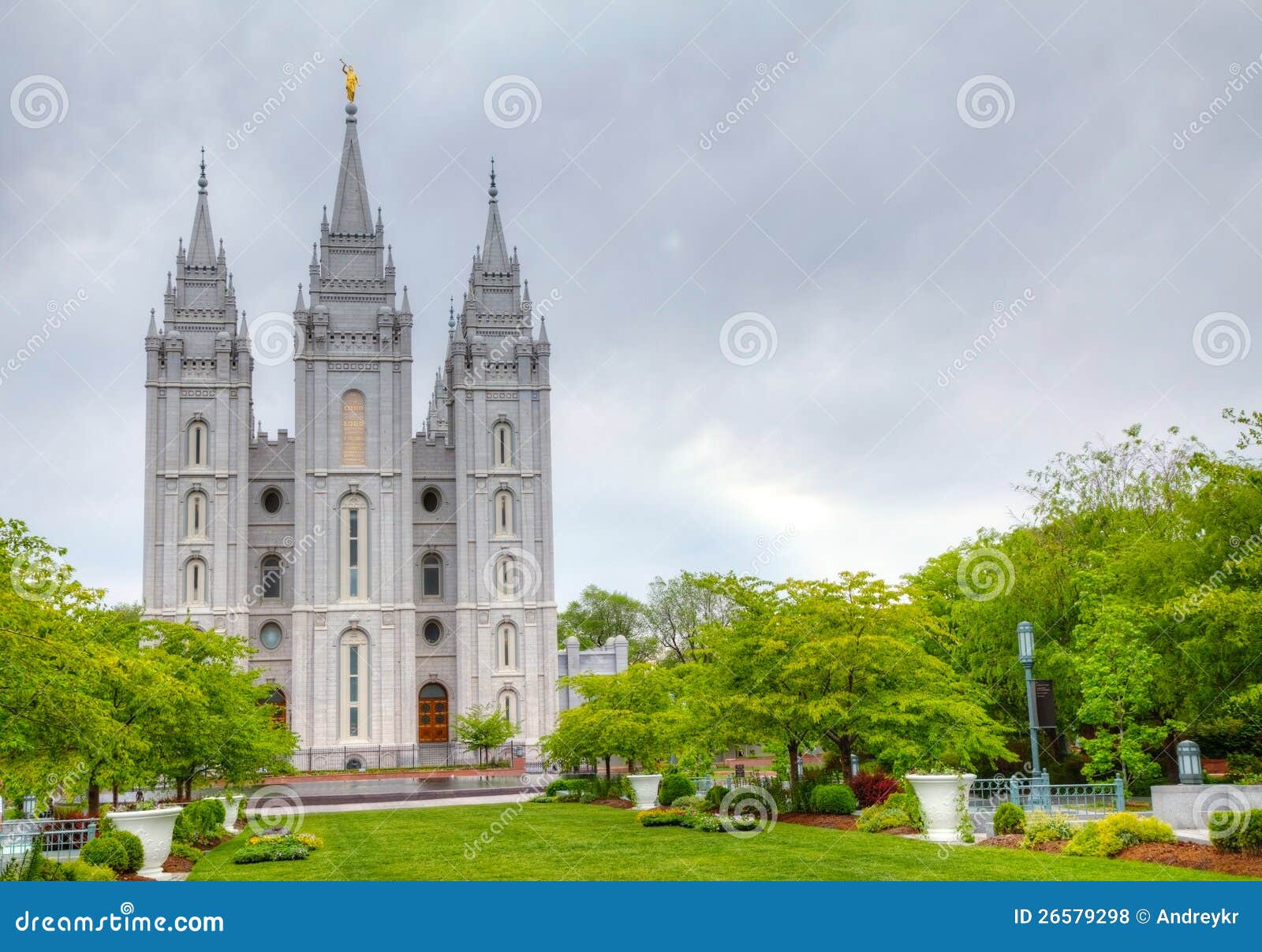 Mormons Temple in Salt Lake City, UT Stock Photo - Image of religion ...