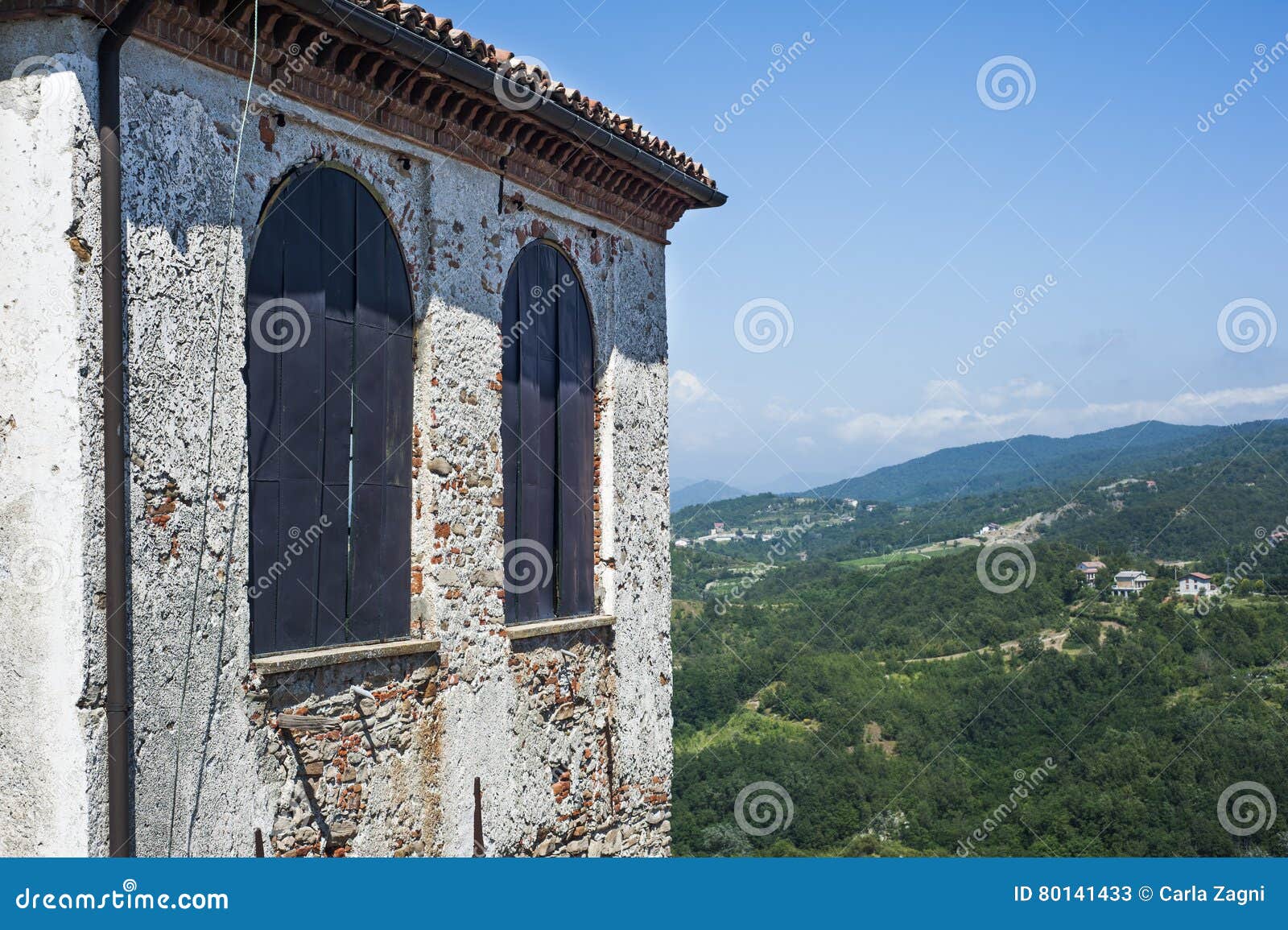Mornese older part stock image. Image of monferrato, ovadese - 80141433