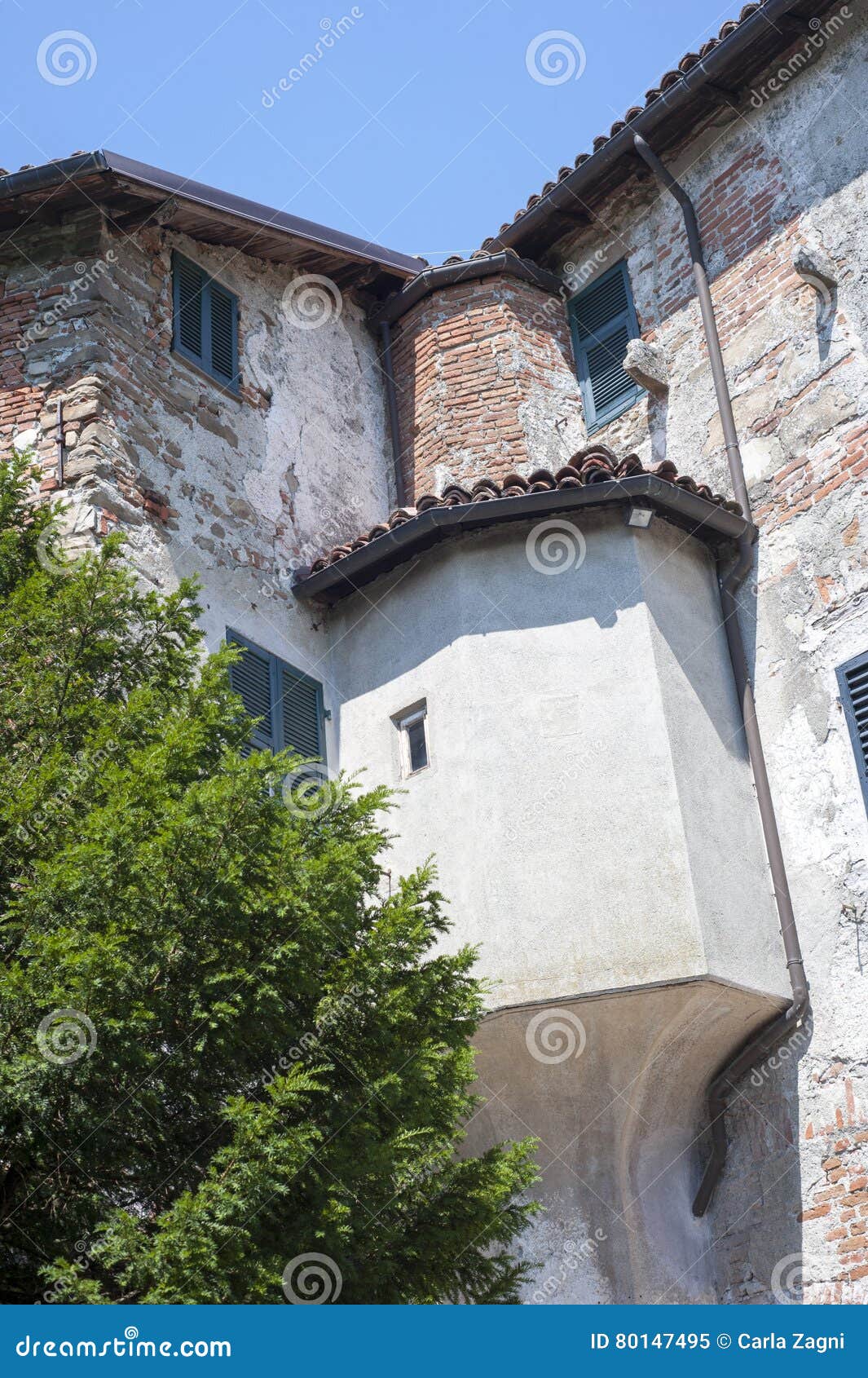 Mornese older part stock image. Image of stones, ovadese - 80147495