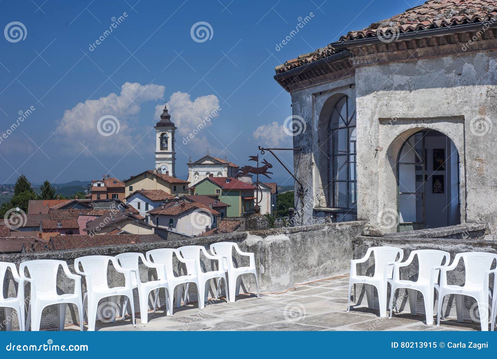 Mornese older part stock image. Image of castle, ovadese - 80213915