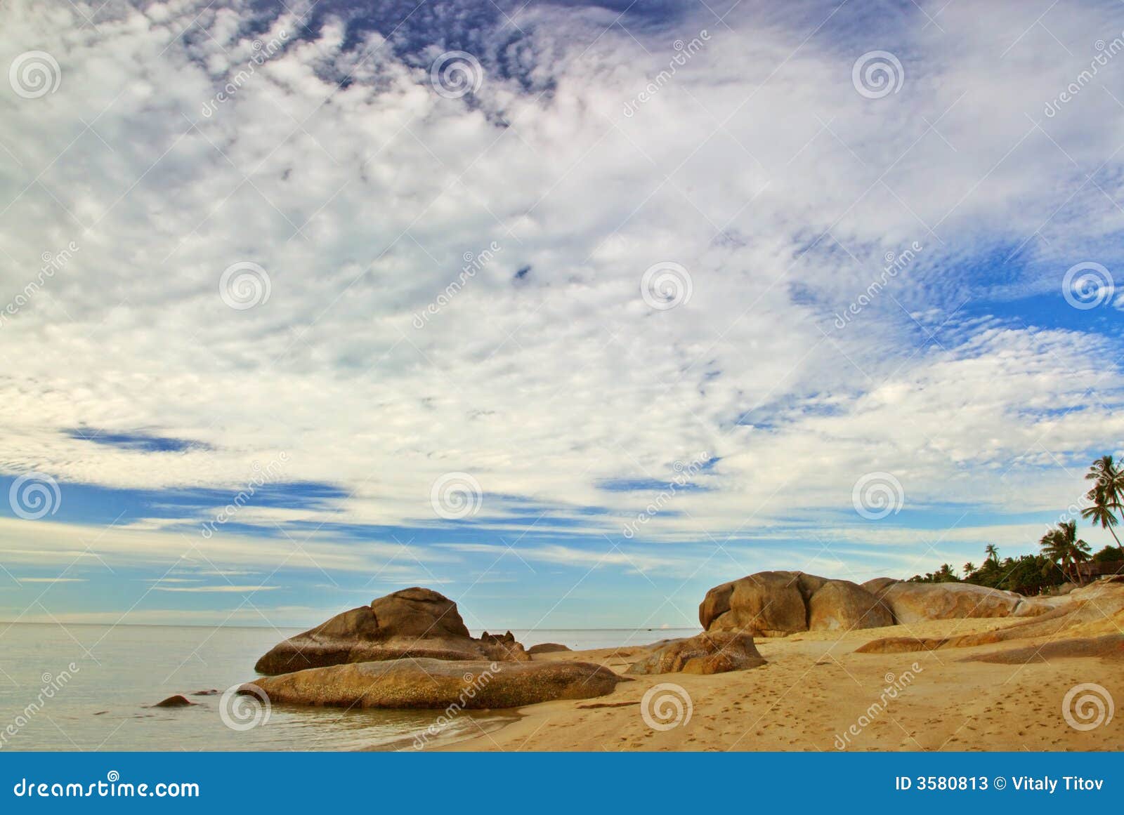 Morning Beach stock image. Image of holidays, landscape - 3580813