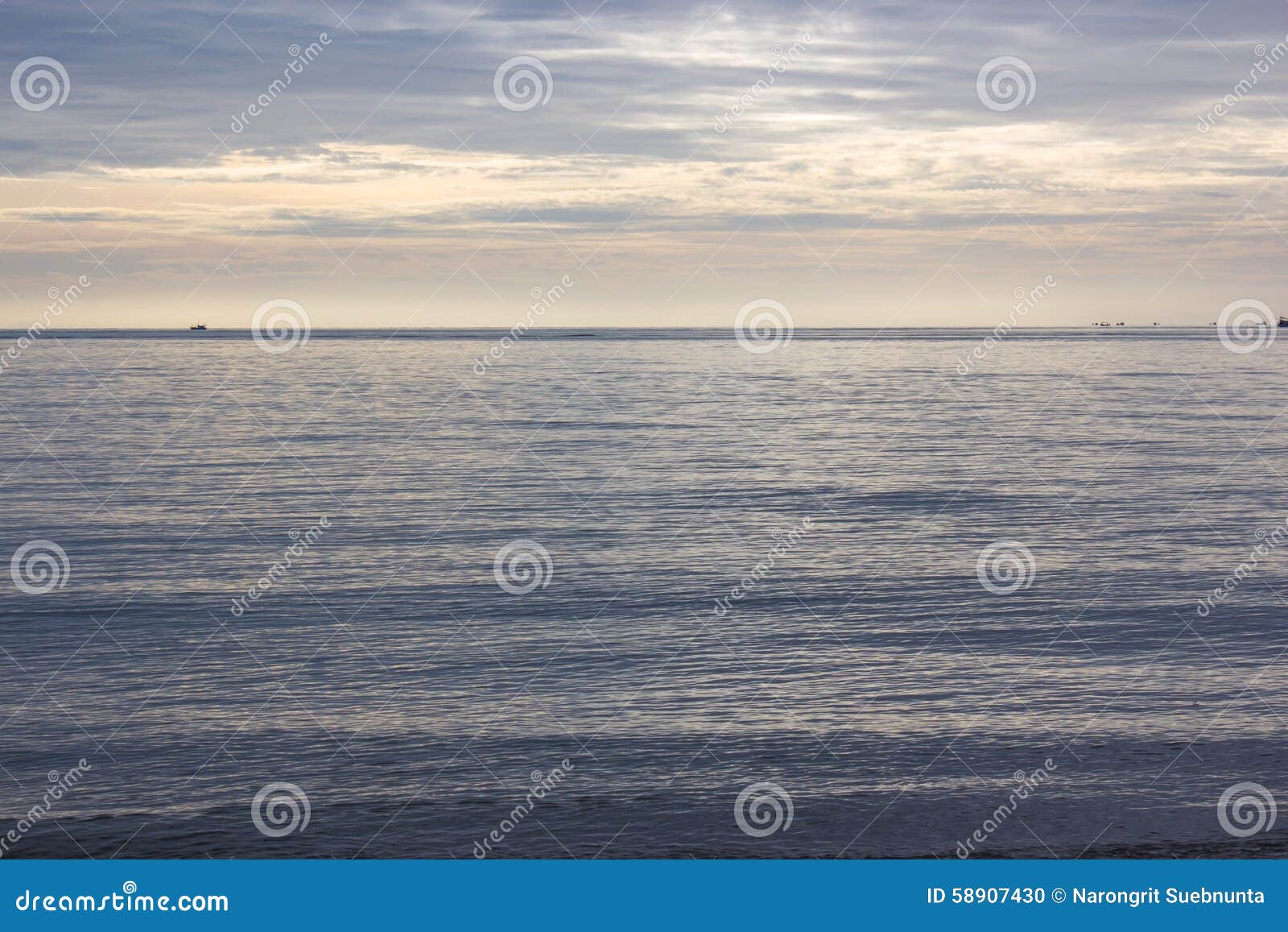 Morning beach sea and sky stock photo. Image of travel - 58907430