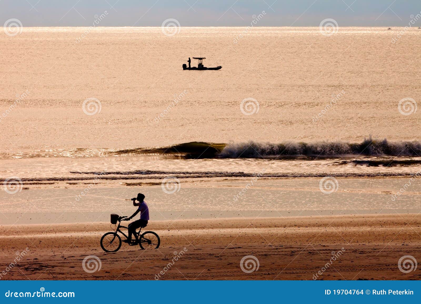 Morning Bike Ride stock photo. Image of fishing, sport - 19704764