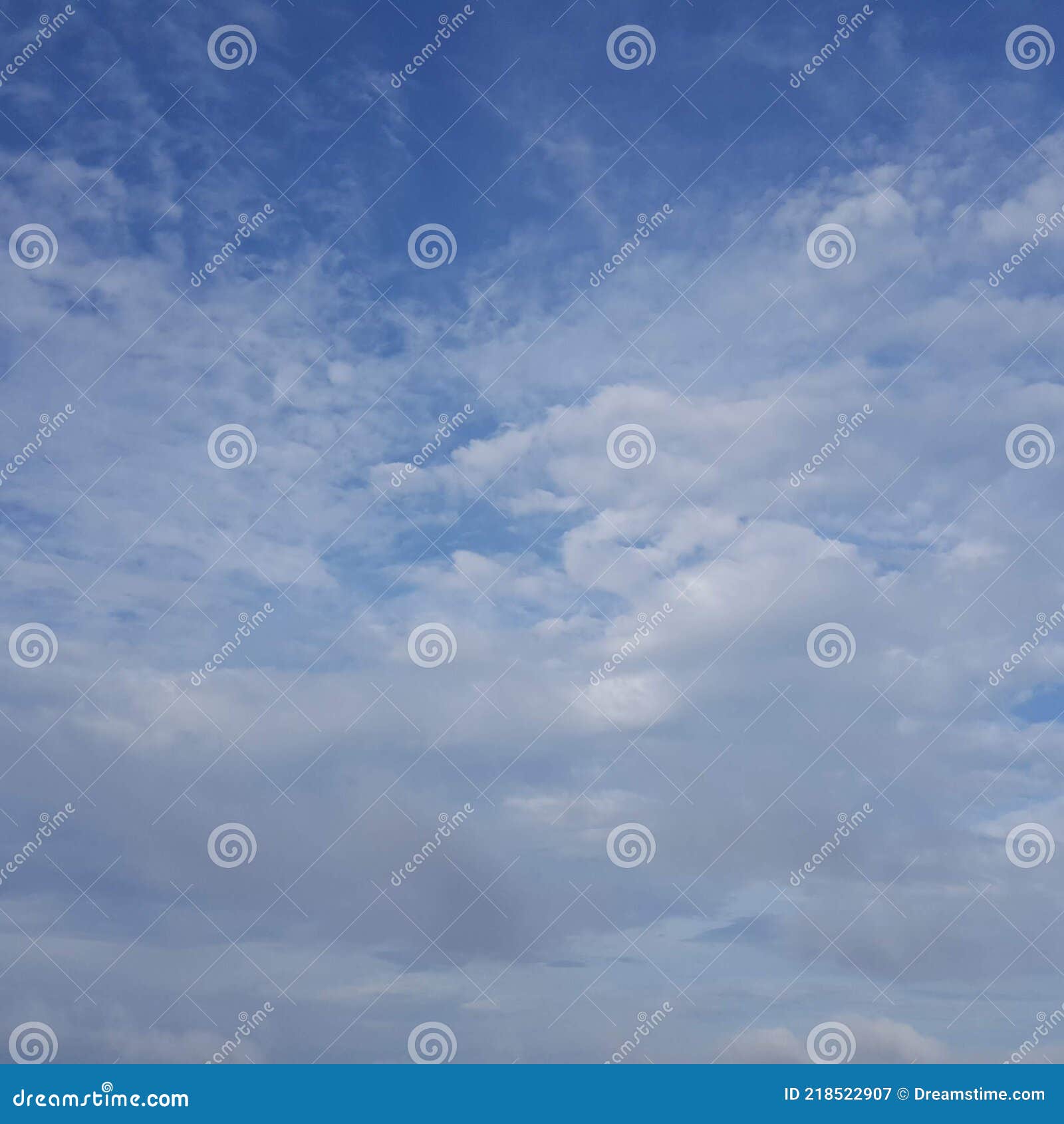 Morning Blue Sky with Clouds Stock Image - Image of clouds, weather ...