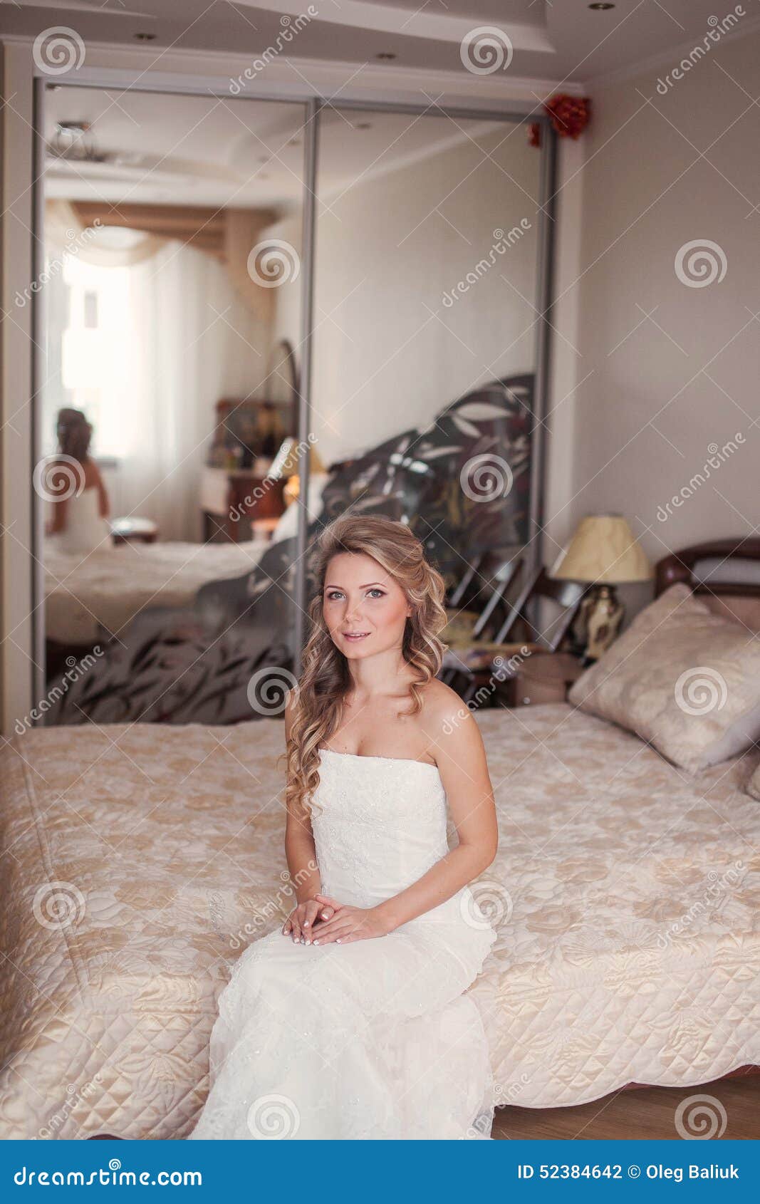 Morning bride stock photo. Image of beautiful, heterosexual - 52384642