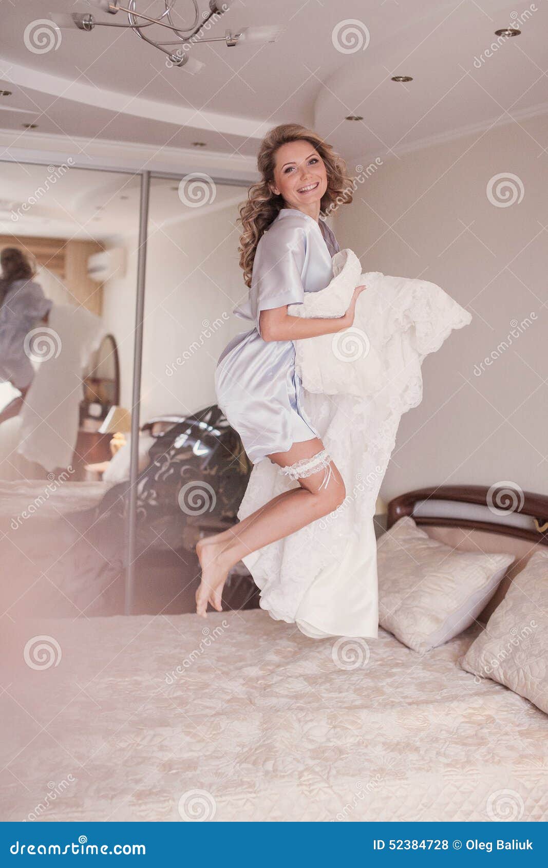 Morning bride stock photo. Image of newlywed, glamour - 52384728