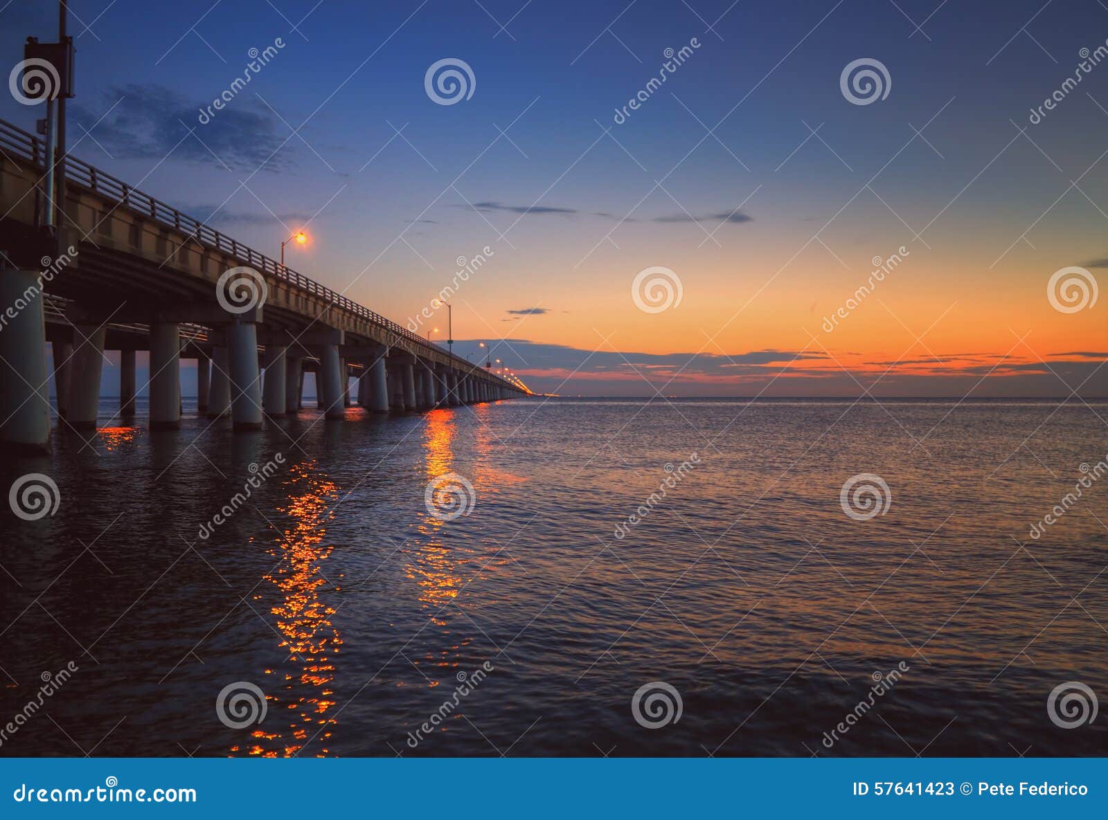 Morning Bridge stock image. Image of iron, maryland, chesapeake - 57641423