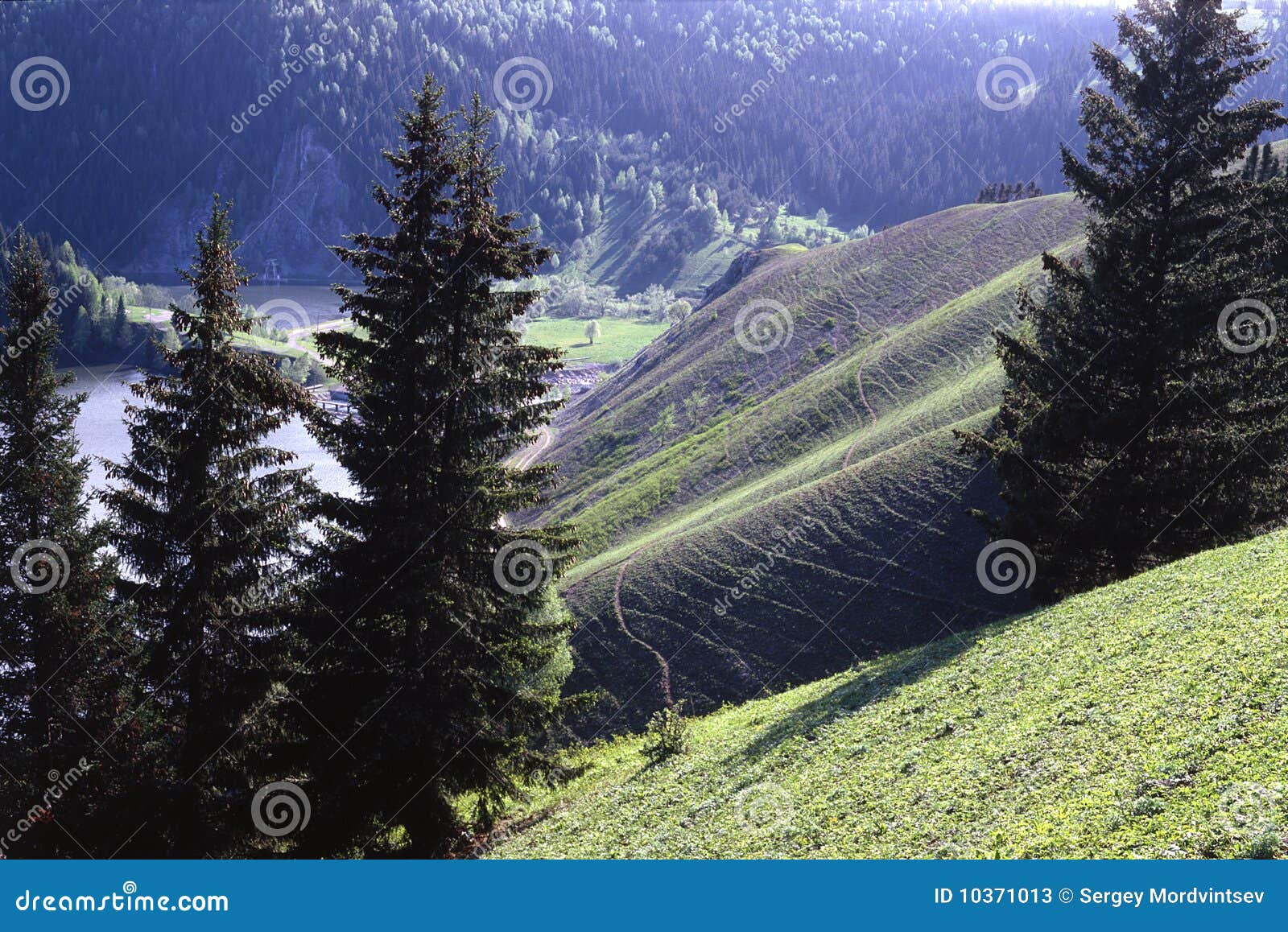 Morning on bugle declivity stock image. Image of matutinal - 10371013