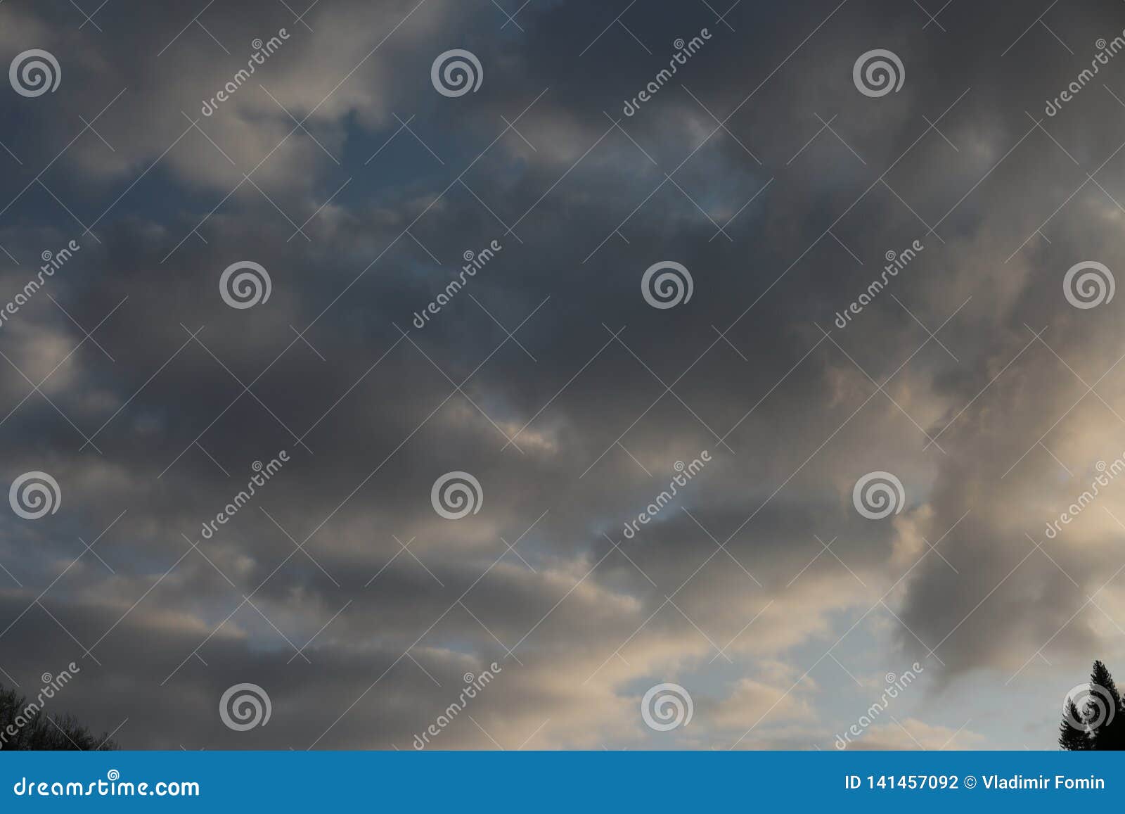 Morning clouds stock photo. Image of clouds, spring - 141457092