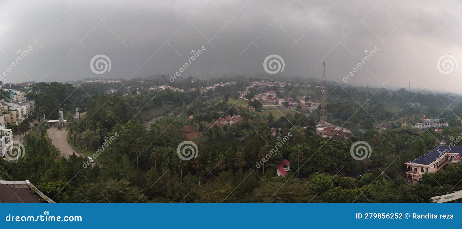 Morning Cloudy Land View in Sentul City Stock Photo - Image of city ...