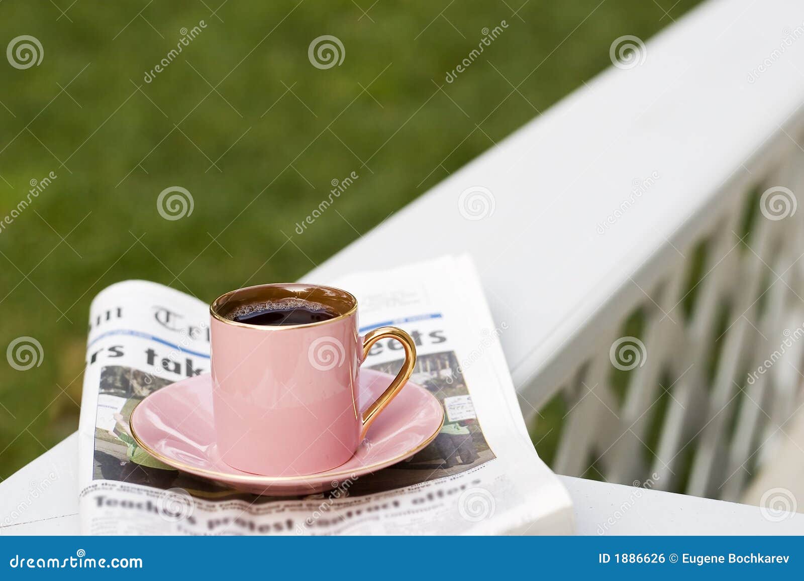 Morning coffee stock photo. Image of outside, business - 1886626