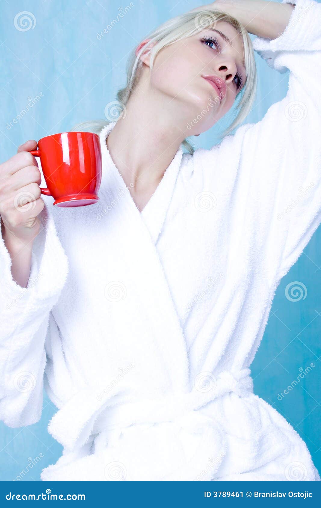 Morning coffee stock image. Image of blond, young, early - 3789461